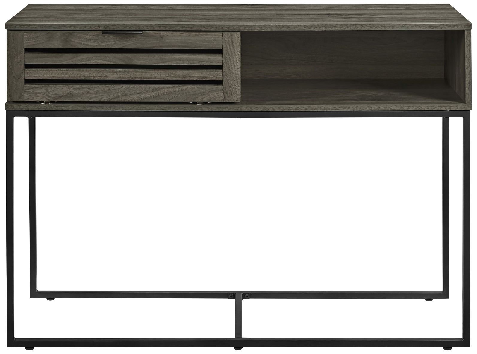 Glenn 42" Wide Slate Gray Wood 1-Door Entry Table - #90N03 | Lamps Plus