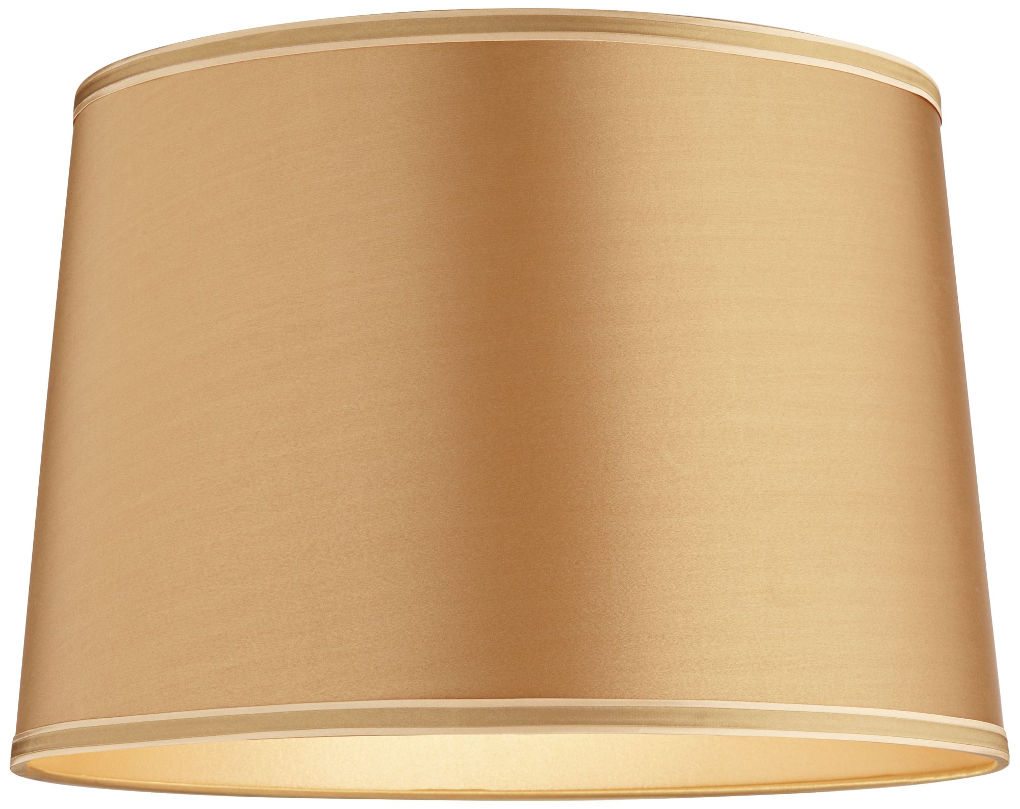 Gold Shade with Gold Trim 14x16x11 (Spider) - #97K56 | Lamps Plus