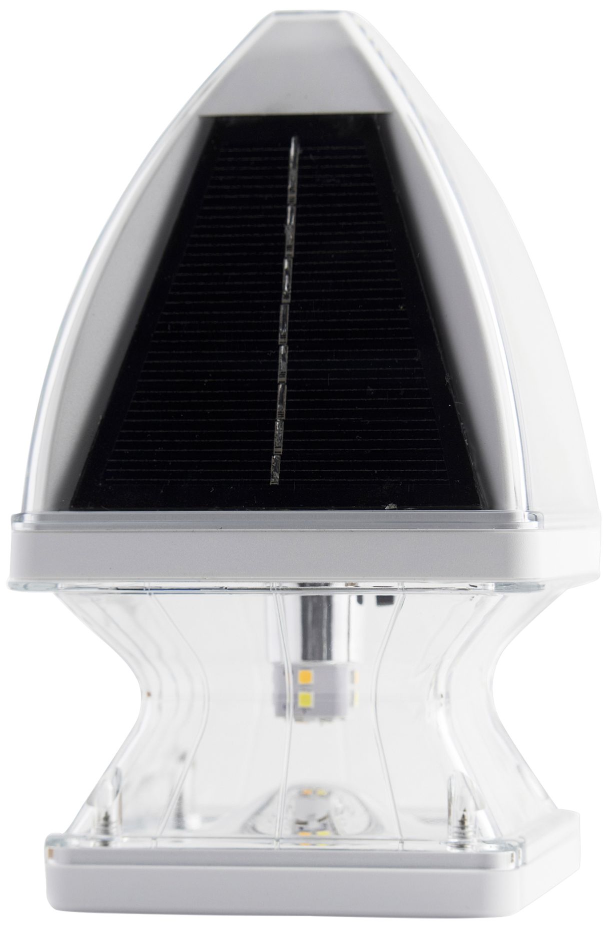 Gothic 6 1/2" High White Dusk to Dawn LED Post Cap Light - #580G5 ...