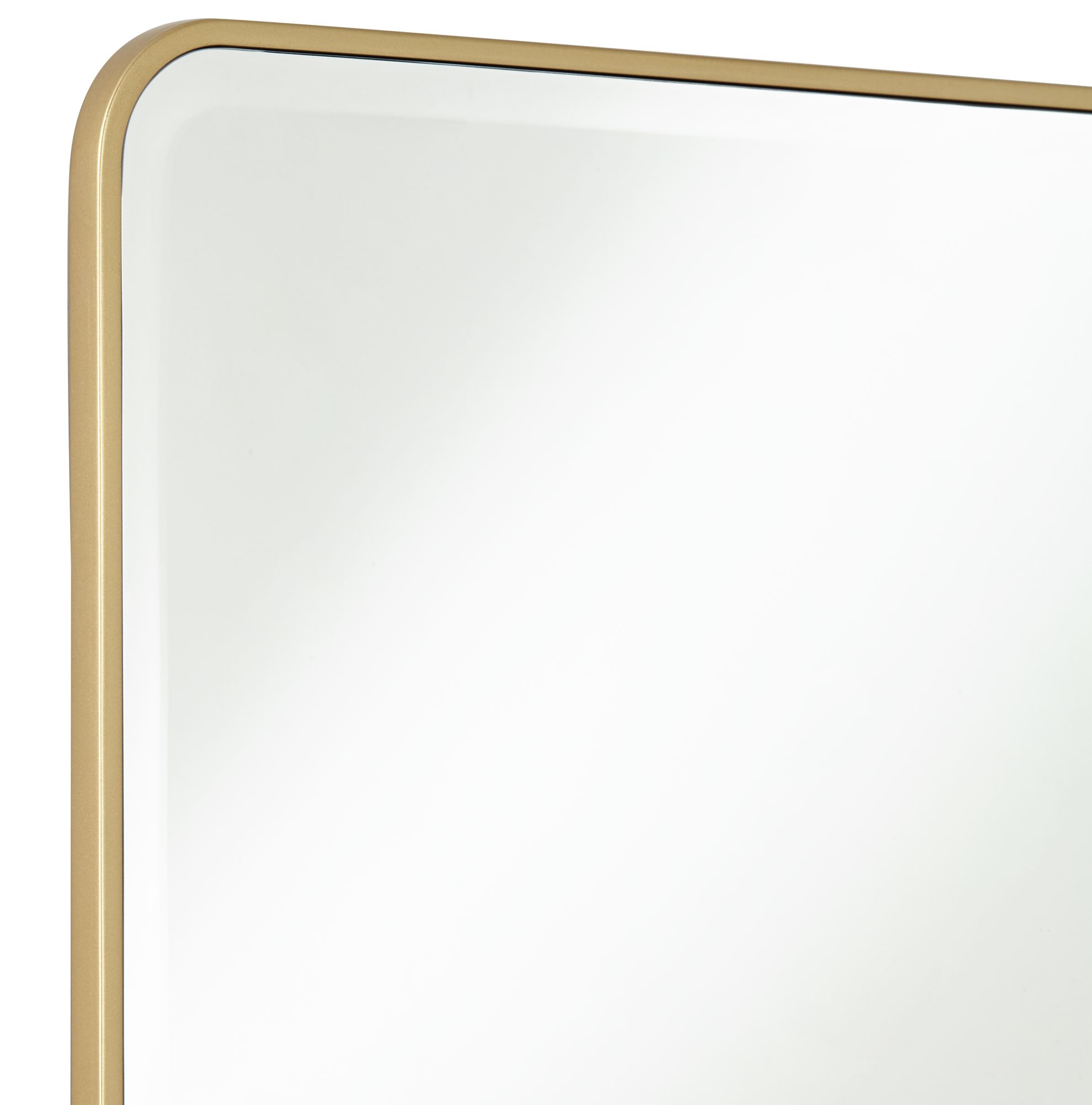 Graffen Shiny Gold 27" x 40" Rectangular Wall Mirror - #731X8 | Lamps Plus