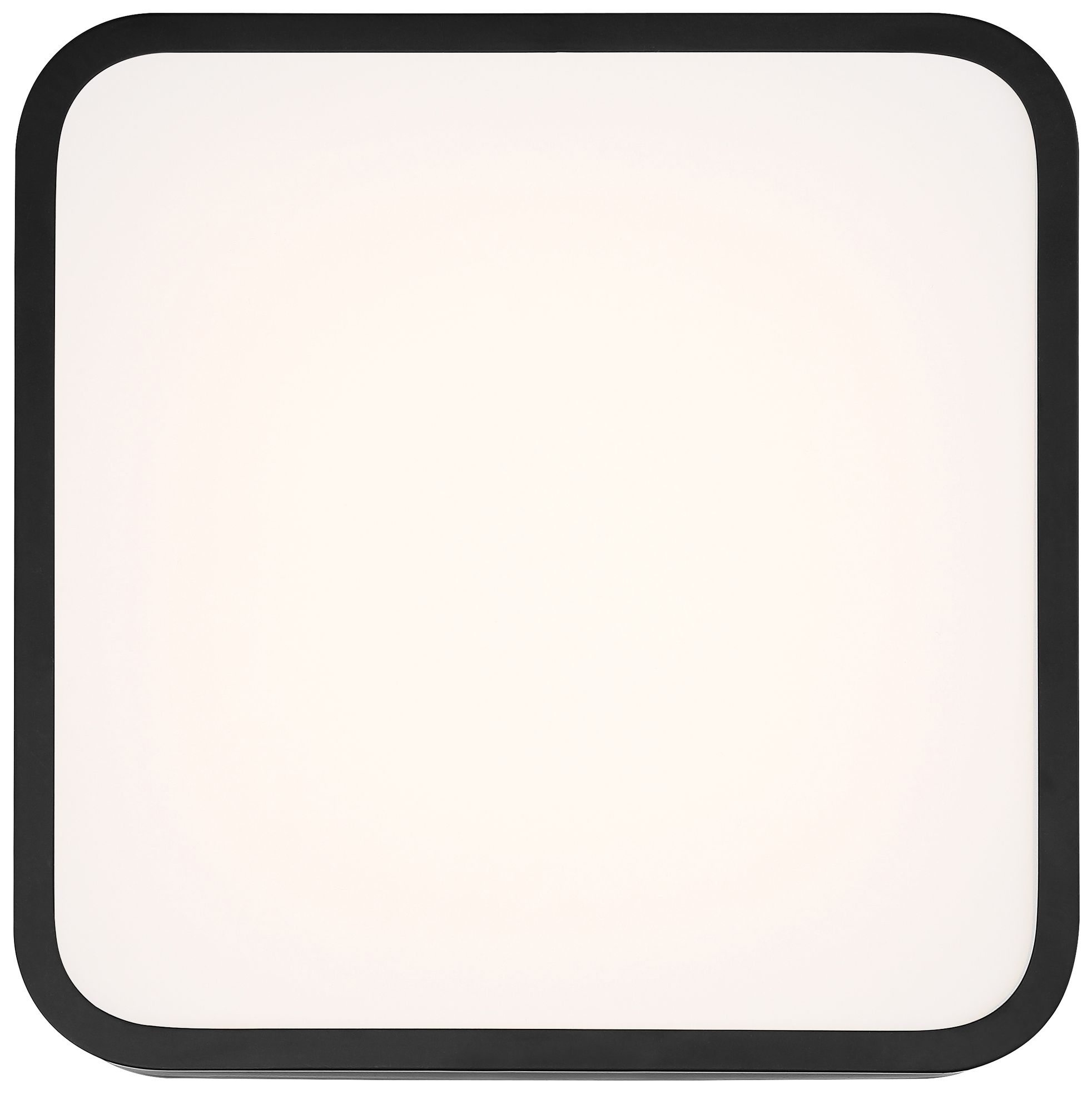 Granada 12" Wide Black Metal Square LED Ceiling Light - #96W78 | Lamps Plus