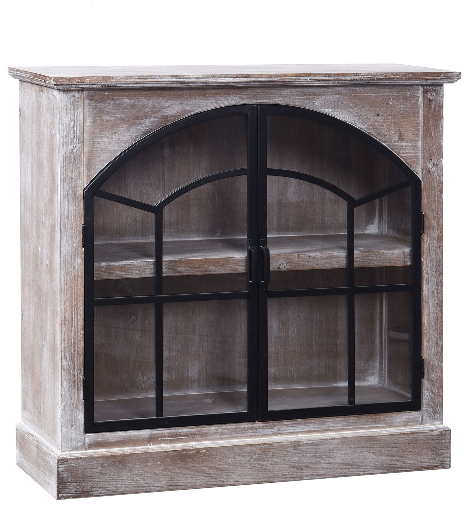 Grant Gray 36" Wide 2-Door Wood Cabinet - #500W4 | Lamps Plus