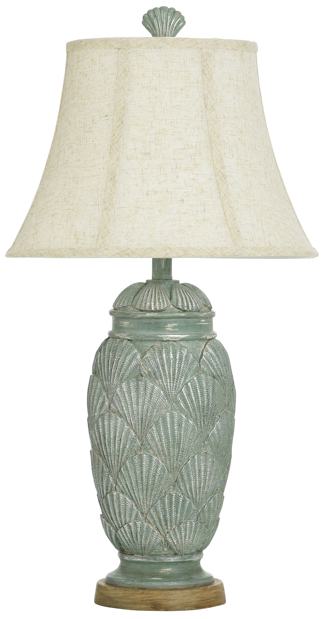 Helen 29.5"H Katla Blue Traditional Table Lamp With Light Oatmeal Shad ...