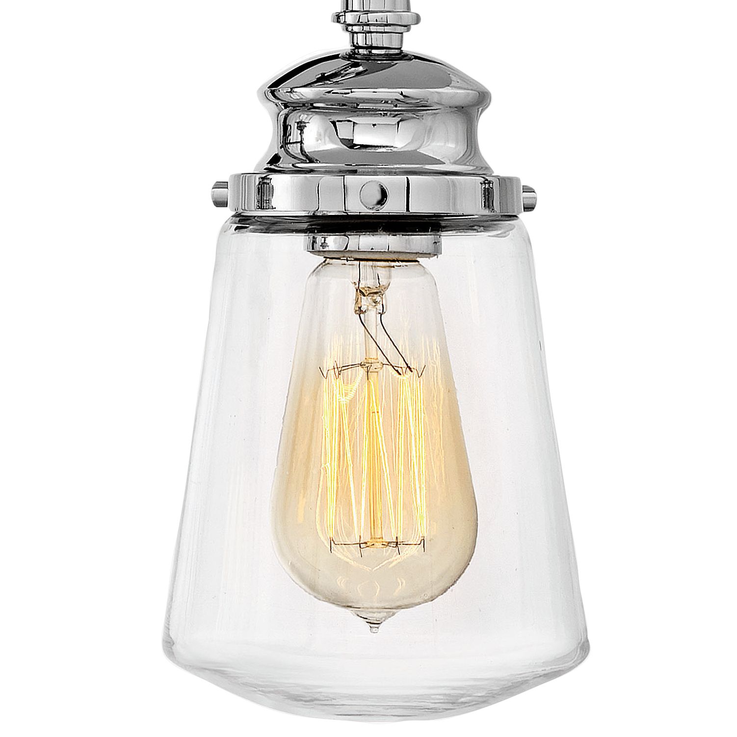 Hinkley Fritz 24" Wide Chrome 3-Light Bath Light - #44M01 | Lamps Plus