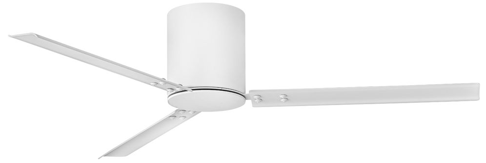 58" Hinkley Indy Flush Matte Black Hugger Smart Ceiling Fan - #023M2 ...