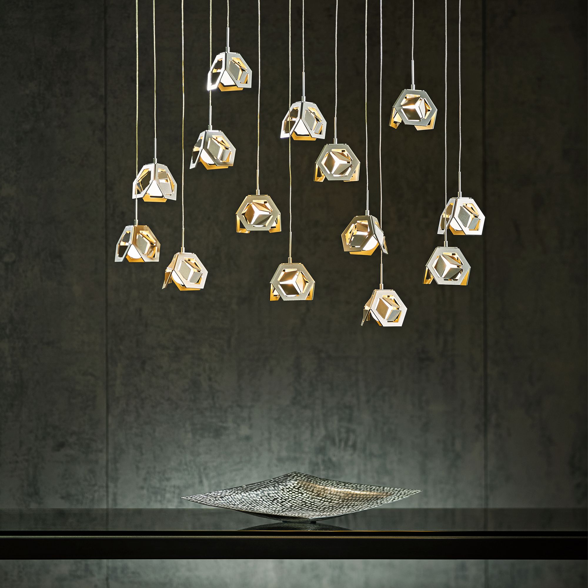 Hubbardton Forge Winter 4"W Vintage Platinum Mini Pendant - #20V32 ...