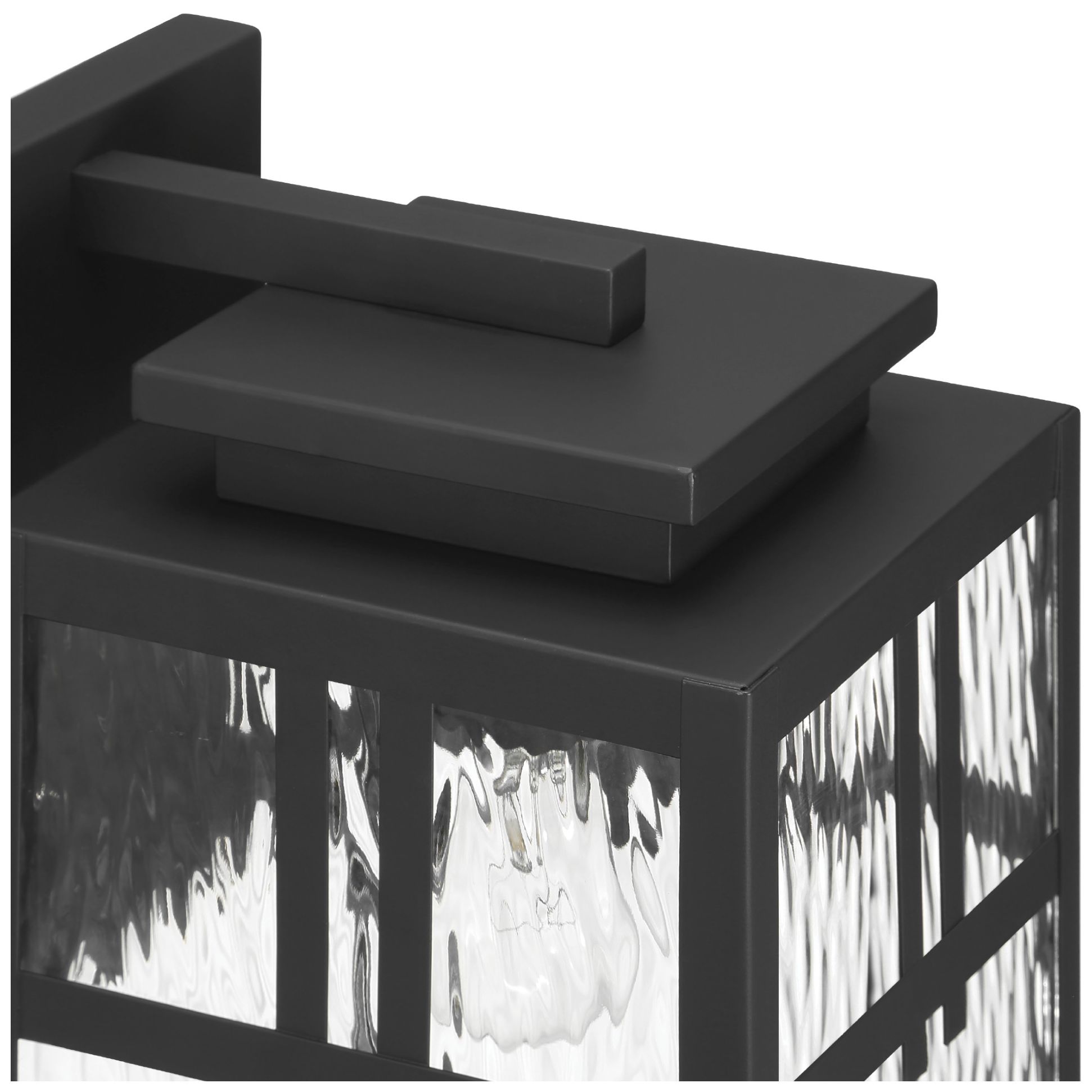 Hunter Aspenbrook Matte Black WeatherMax 1 Light Large 17 Inch Wall ...