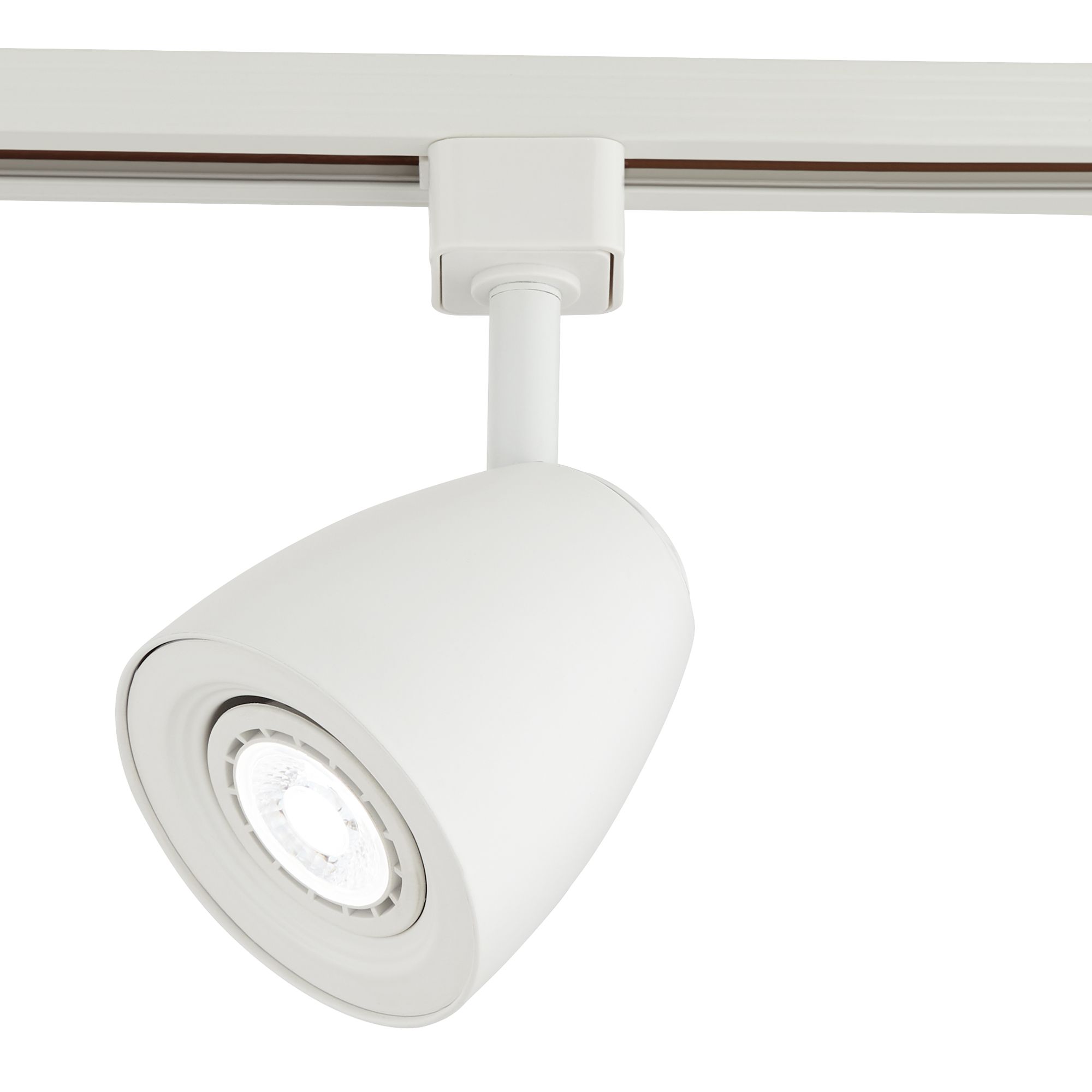 Ian 4-Light White LED Track Fixture with Floating Canopy - #71K68 ...