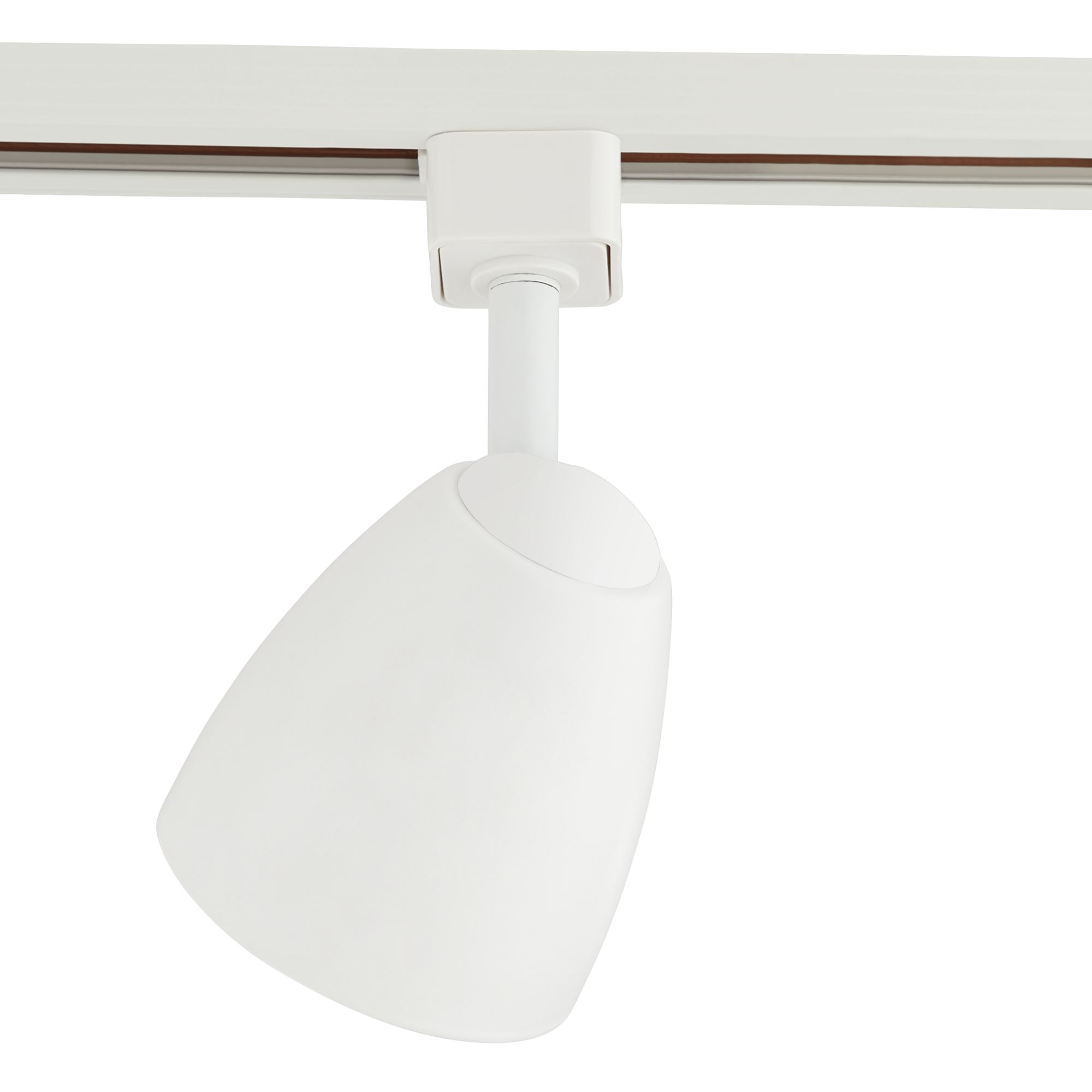 Ian 4-Light White LED Track Fixture with Floating Canopy - #71K68 ...