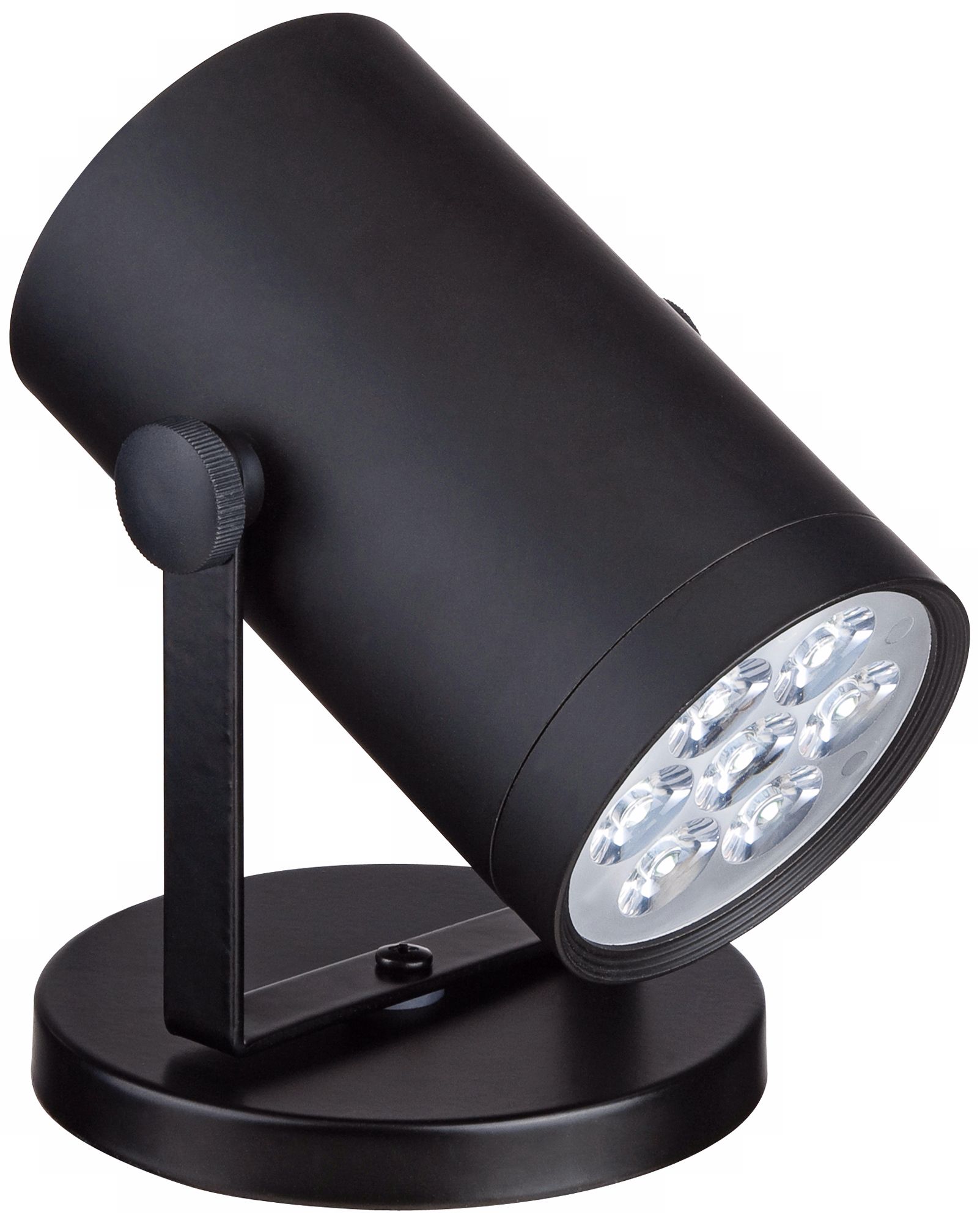 Imperial Black 4 1/2" High LED Uplight Set of Two - #43W40 | Lamps Plus