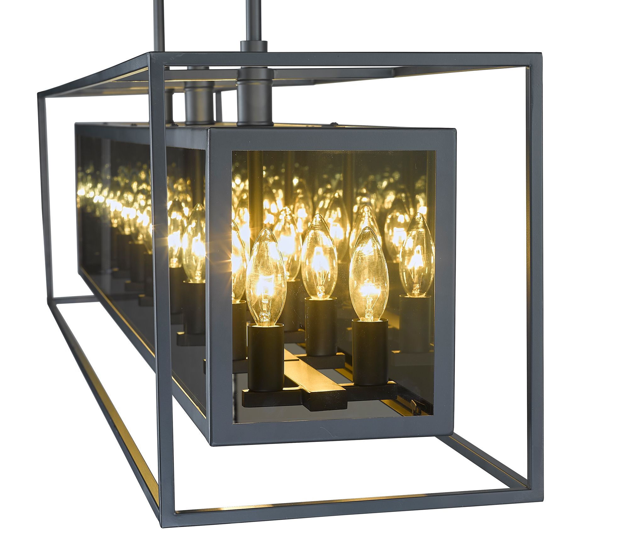 Infinity 11 1/4"W Misty Charcoal 16-Light Kitchen Island Light Pendant ...