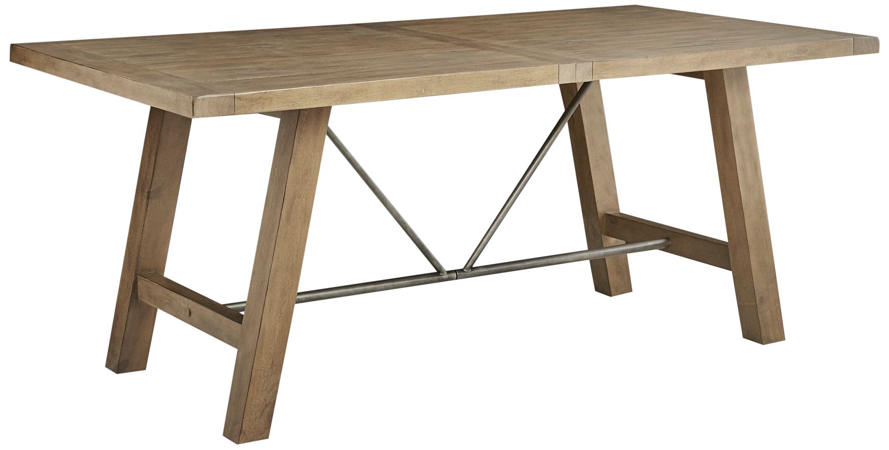 INK + IVY Sonoma 72" Wide Reclaimed Gray Smooth Dining Table - #187X1 ...
