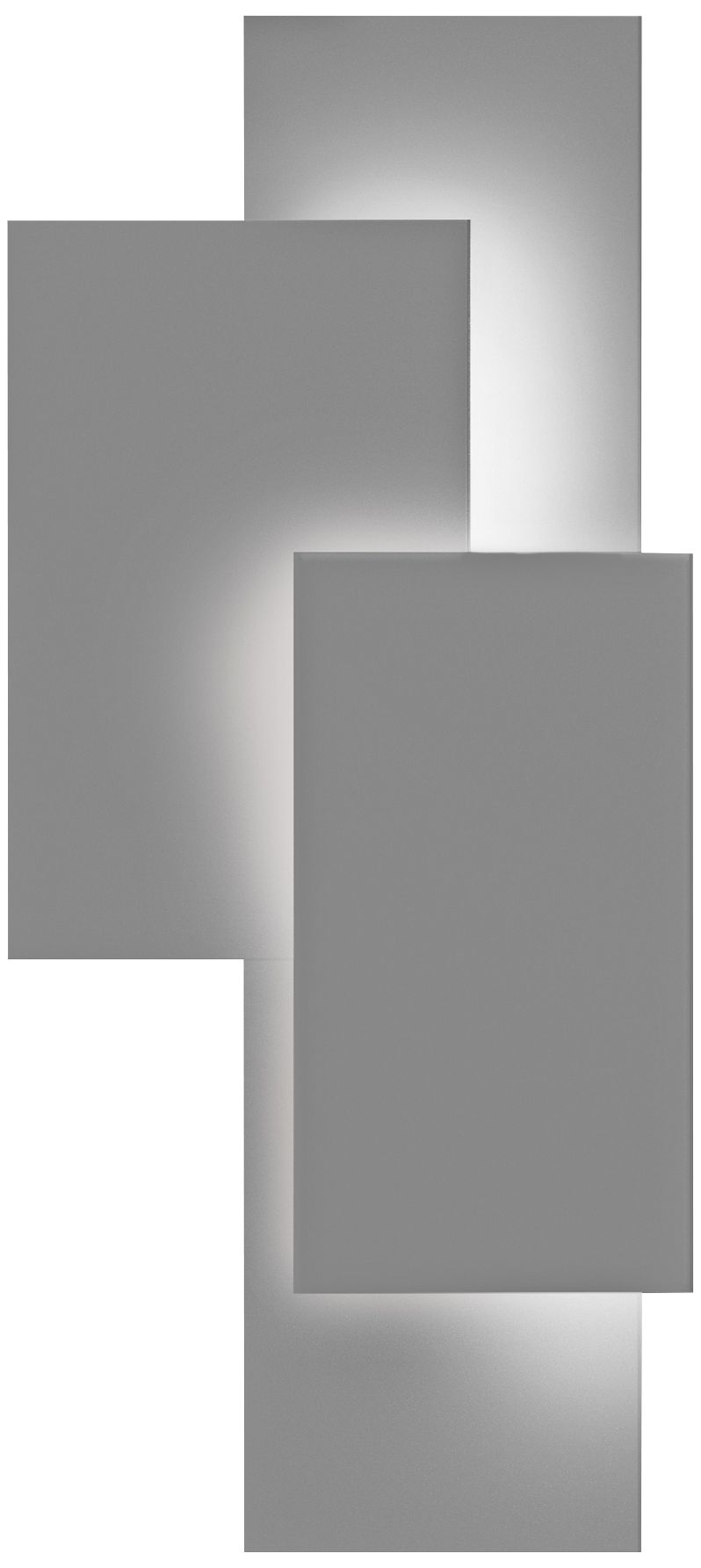 Inside Out Offset Panels 20 3/4" High Gray LED Wall Light - #60J67 ...