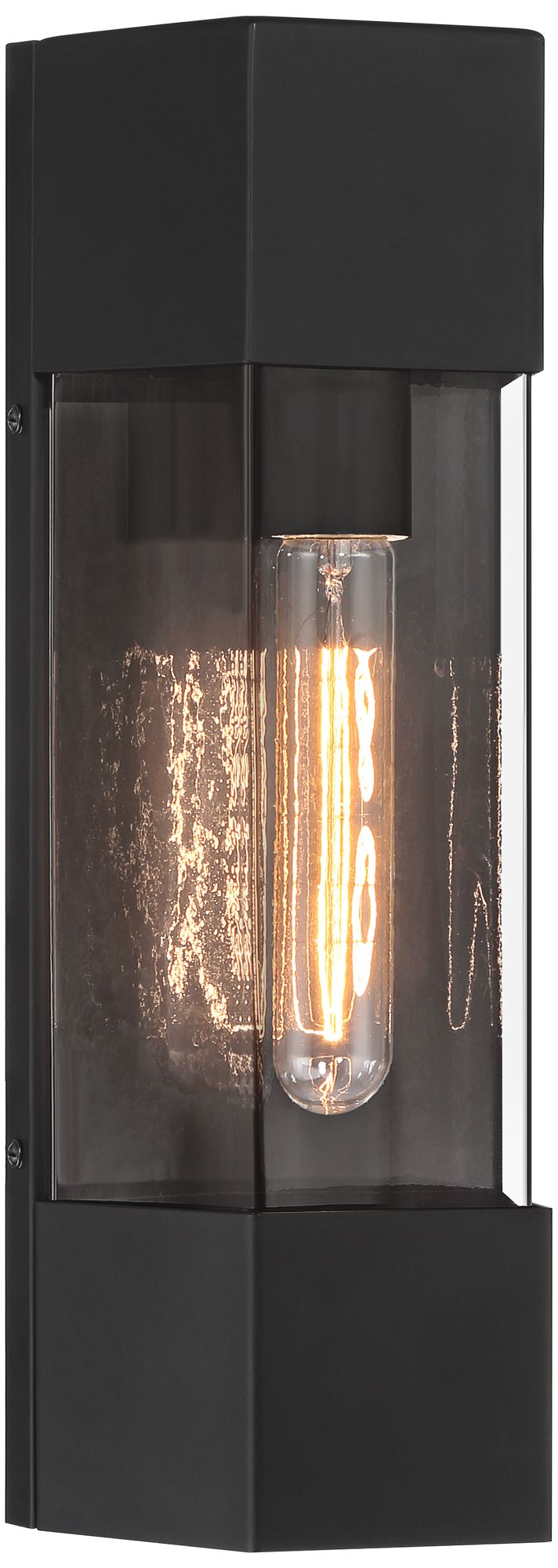 Isabel 16" High Black Outdoor Wall Light - #2662C | Lamps Plus