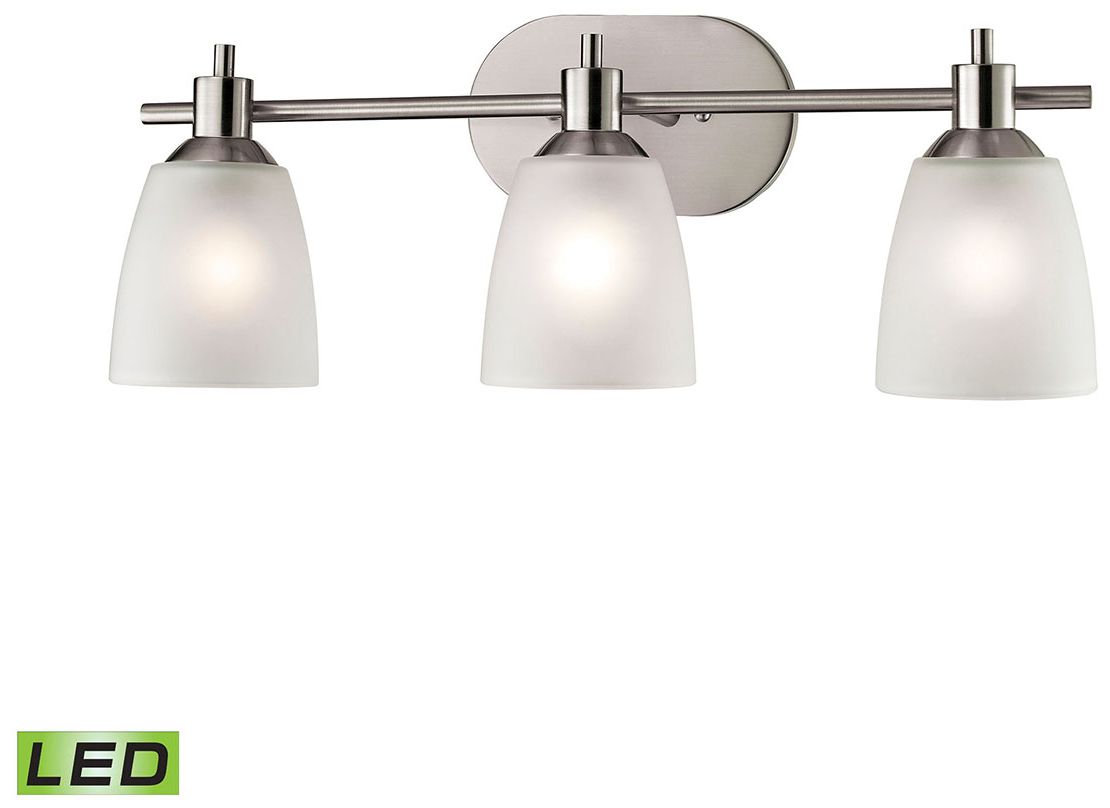 Jackson 22" Wide 3-Light Vanity Light - Brushed Nickel - #578E8 | Lamps ...
