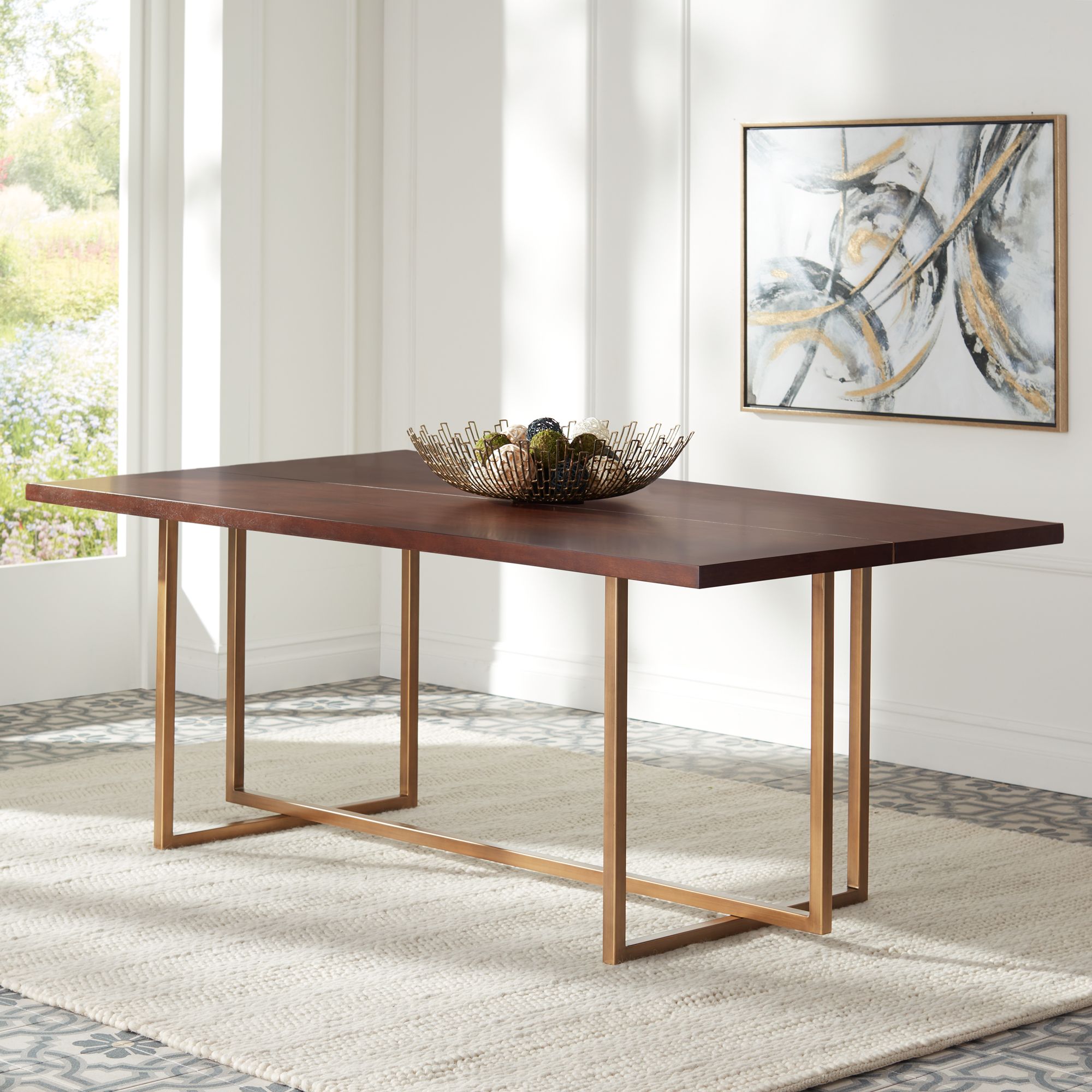 Gold, Contemporary, Dining Tables Tables | Lamps Plus