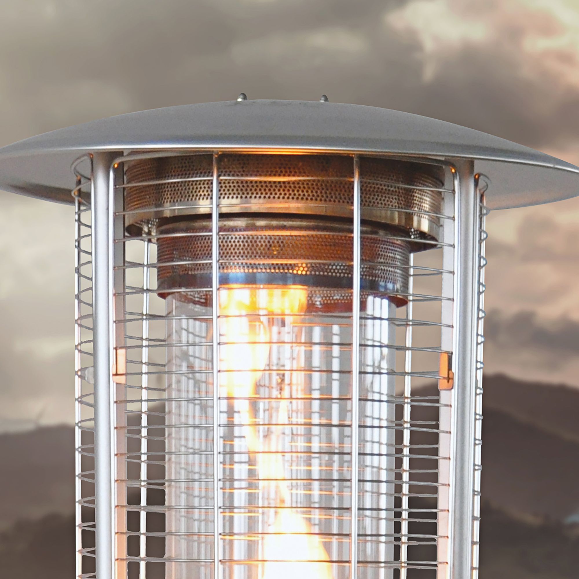 Jarvis 73 1/4" High Rapid Induction Propane Patio Heater - #1R392 ...