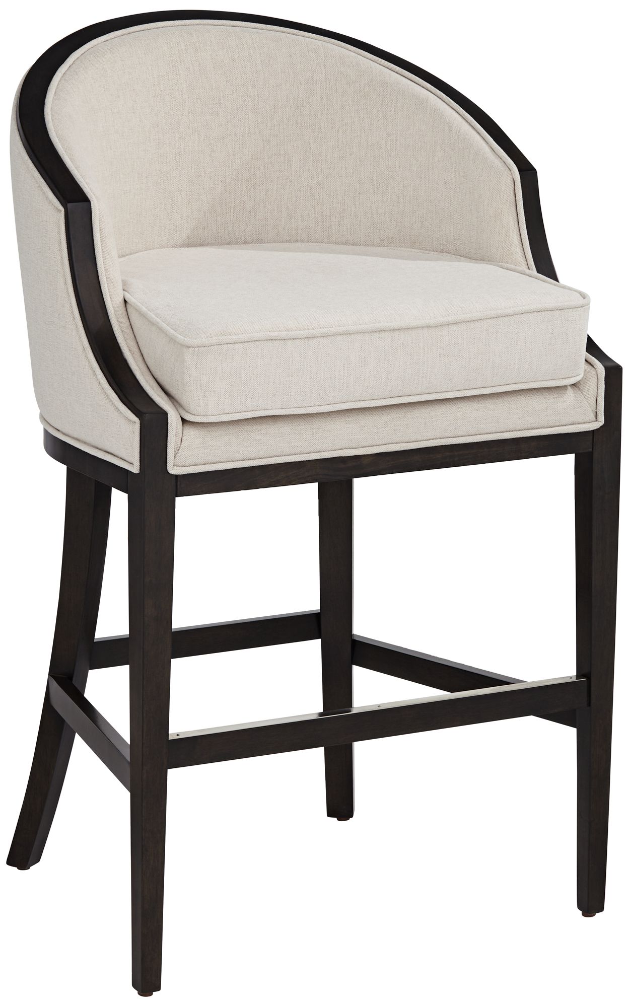 Jasper 25" High Oatmeal Fabric Counter Stool - #99H65 | Lamps Plus