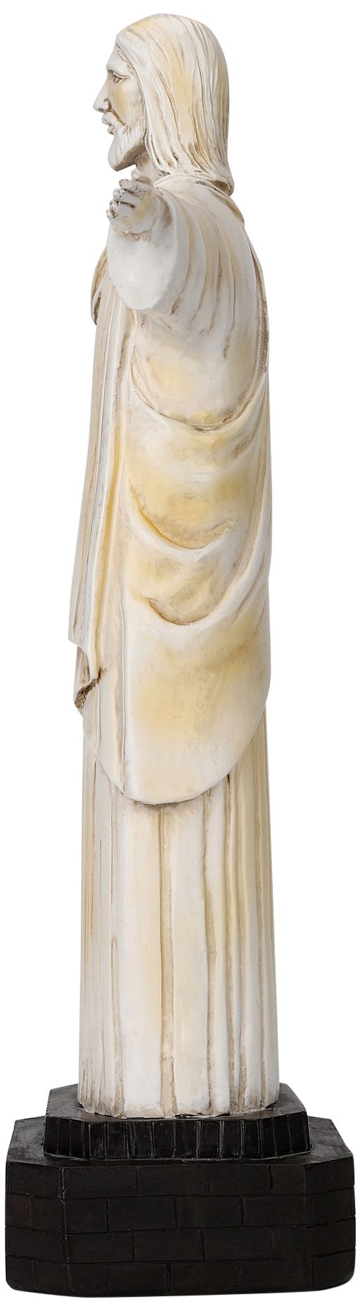 Jesus 15" High Off-White Statue with Solar LED Spotlight - #413N3 ...