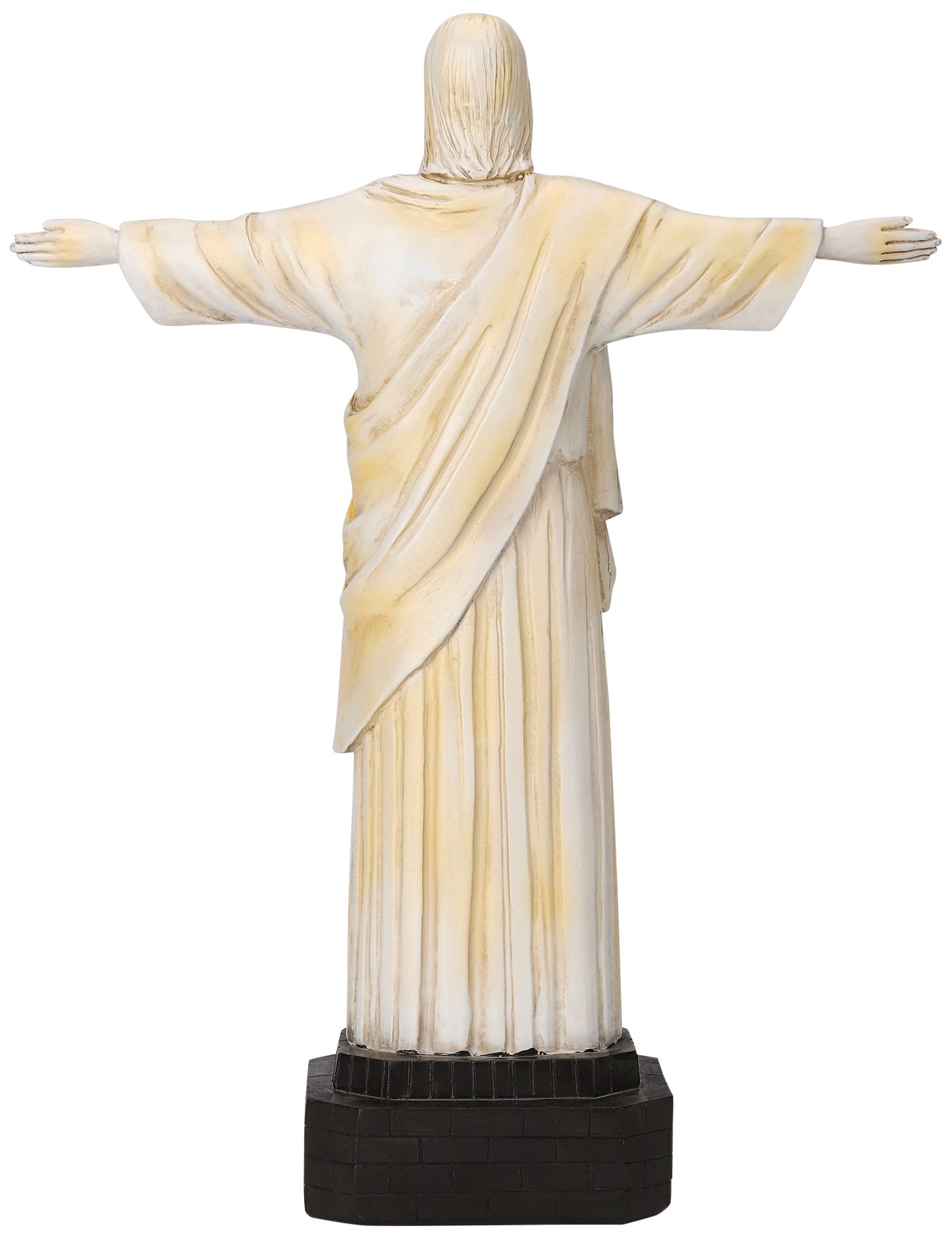 Jesus 15" High Off-White Statue with Solar LED Spotlight - #413N3 ...