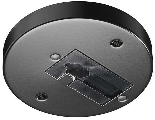 Juno Monopoint Track Head Adapter in Black - #25335 | Lamps Plus