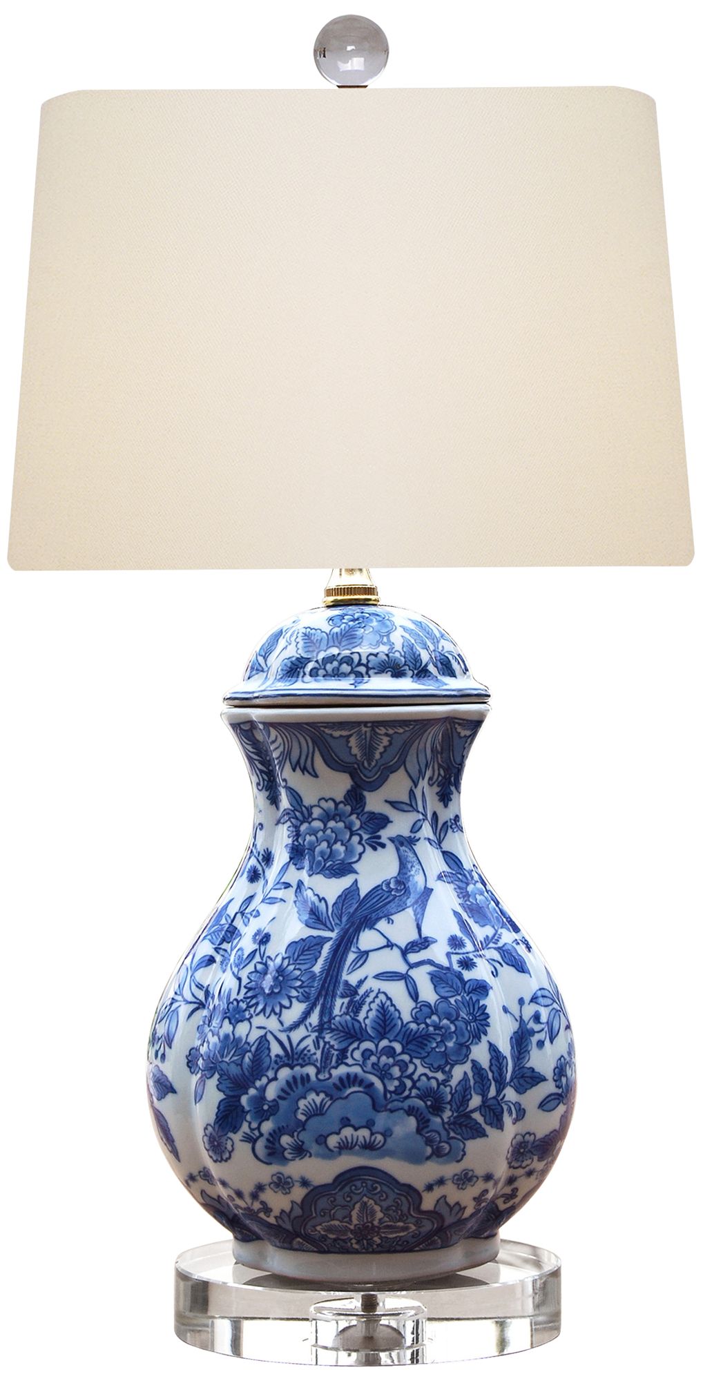 Kaplan Blue and White Porcelain Jar Accent Table Lamp - #91G02 | Lamps Plus