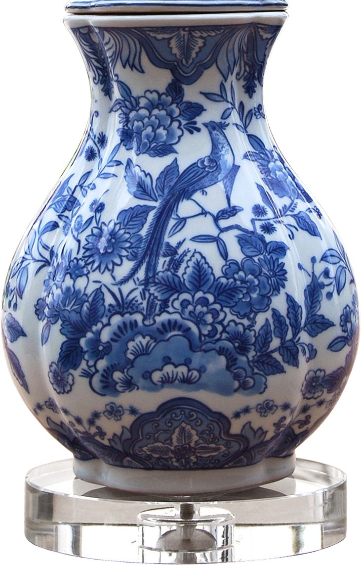 Kaplan Blue and White Porcelain Jar Accent Table Lamp - #91G02 | Lamps Plus