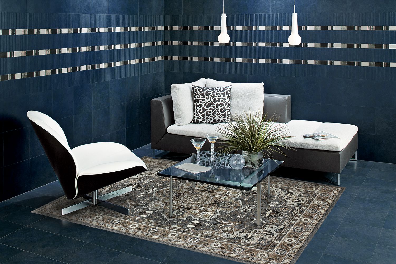 Karastan Euphoria 90272 Rhodes Ash Gray Area Rug - #31E98 | Lamps Plus