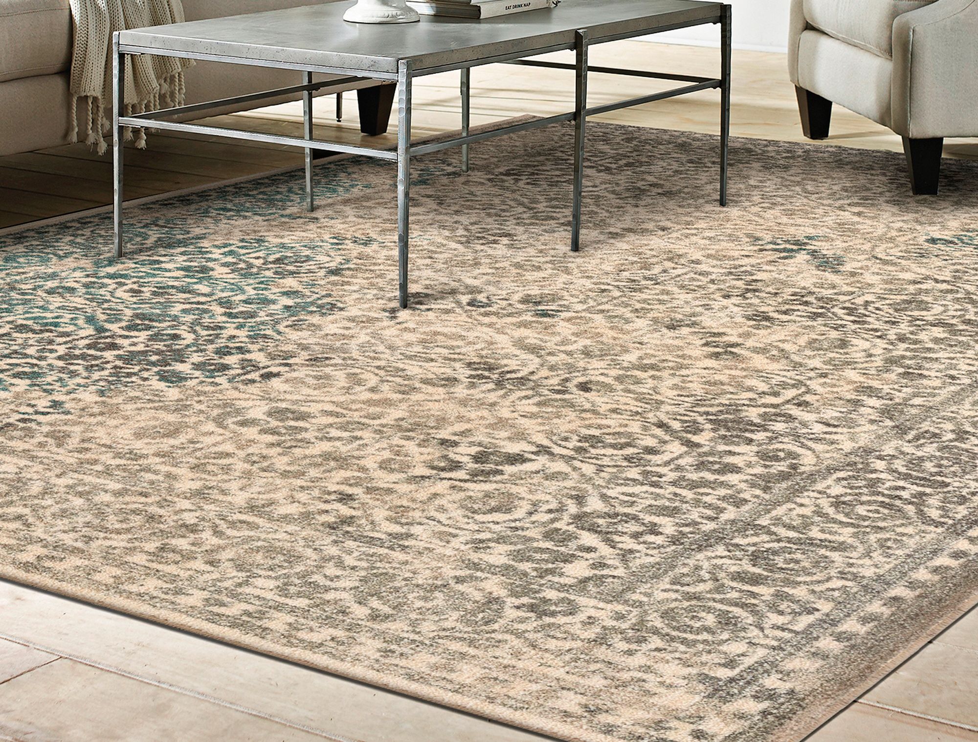 Karastan Euphoria 90643 Ayr Natural Area Rug - #31F12 | Lamps Plus