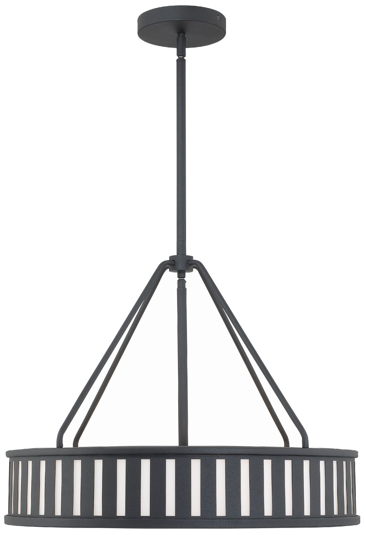 Kendal 4 Light Black Forged Pendant - #772Y5 | Lamps Plus