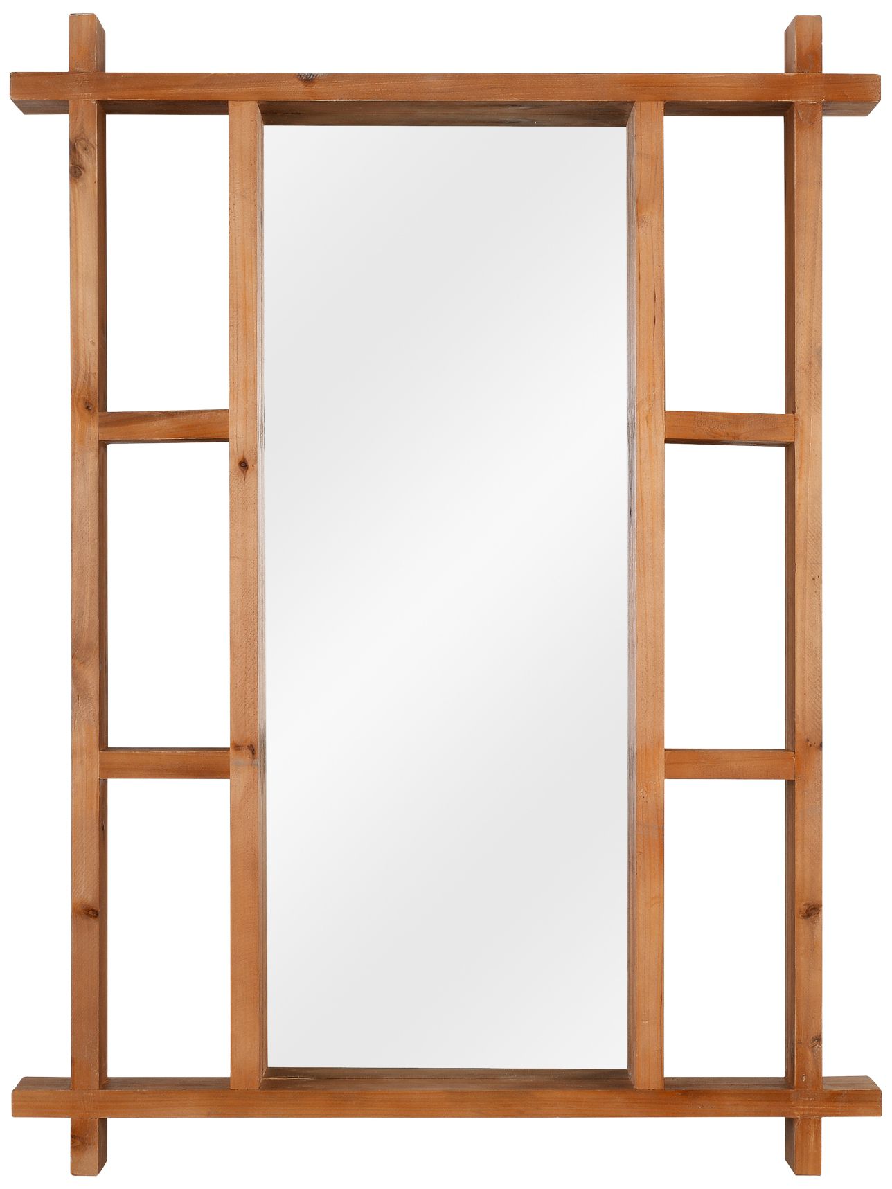 Kenroy Home Dixon Medium Wood Grain 30" x 40" Wall Mirror - #83M34 ...