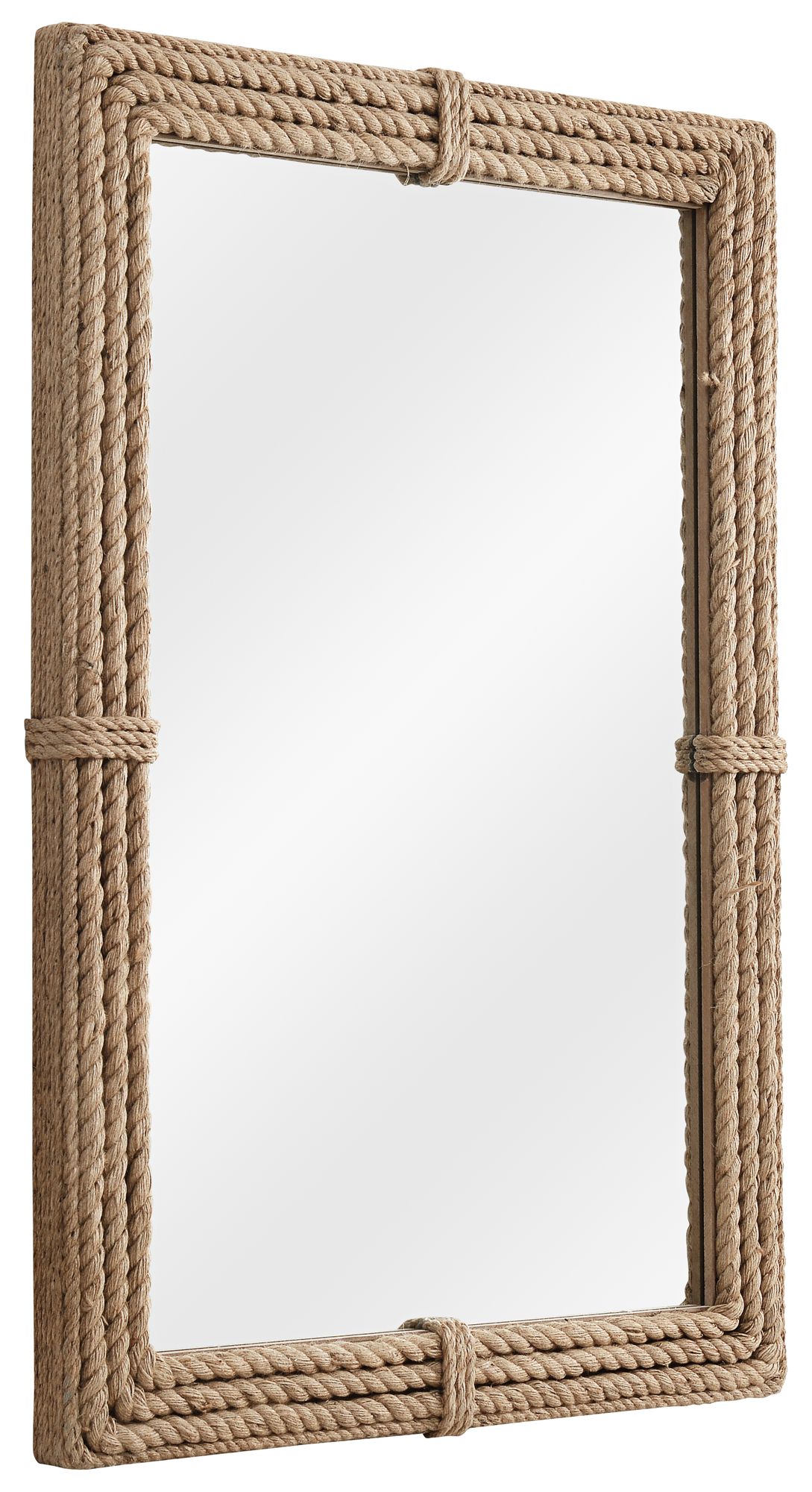 Kenroy Home Rudy Natural Rope 28" x 42" Wall Mirror - #62F12 | Lamps Plus