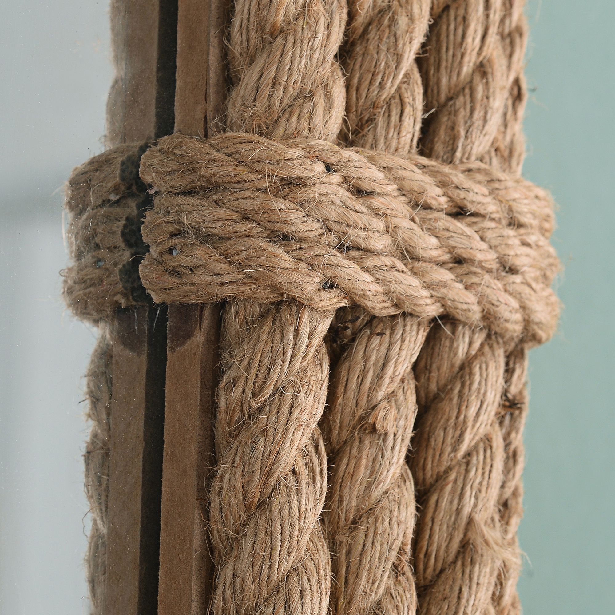 Kenroy Home Rudy Natural Rope 28" x 42" Wall Mirror - #62F12 | Lamps Plus