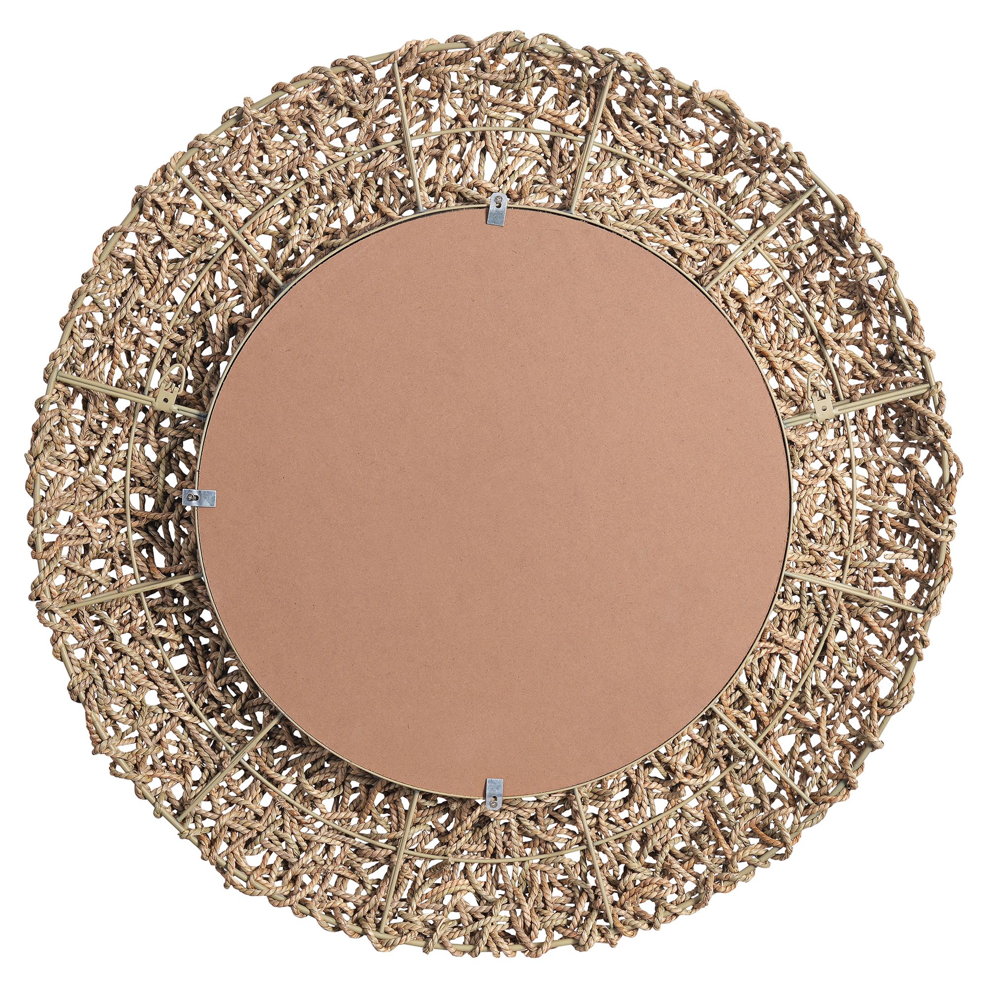 Kenroy Home Seagrass 33" Round Rope Wall Mirror - #2R391 | Lamps Plus