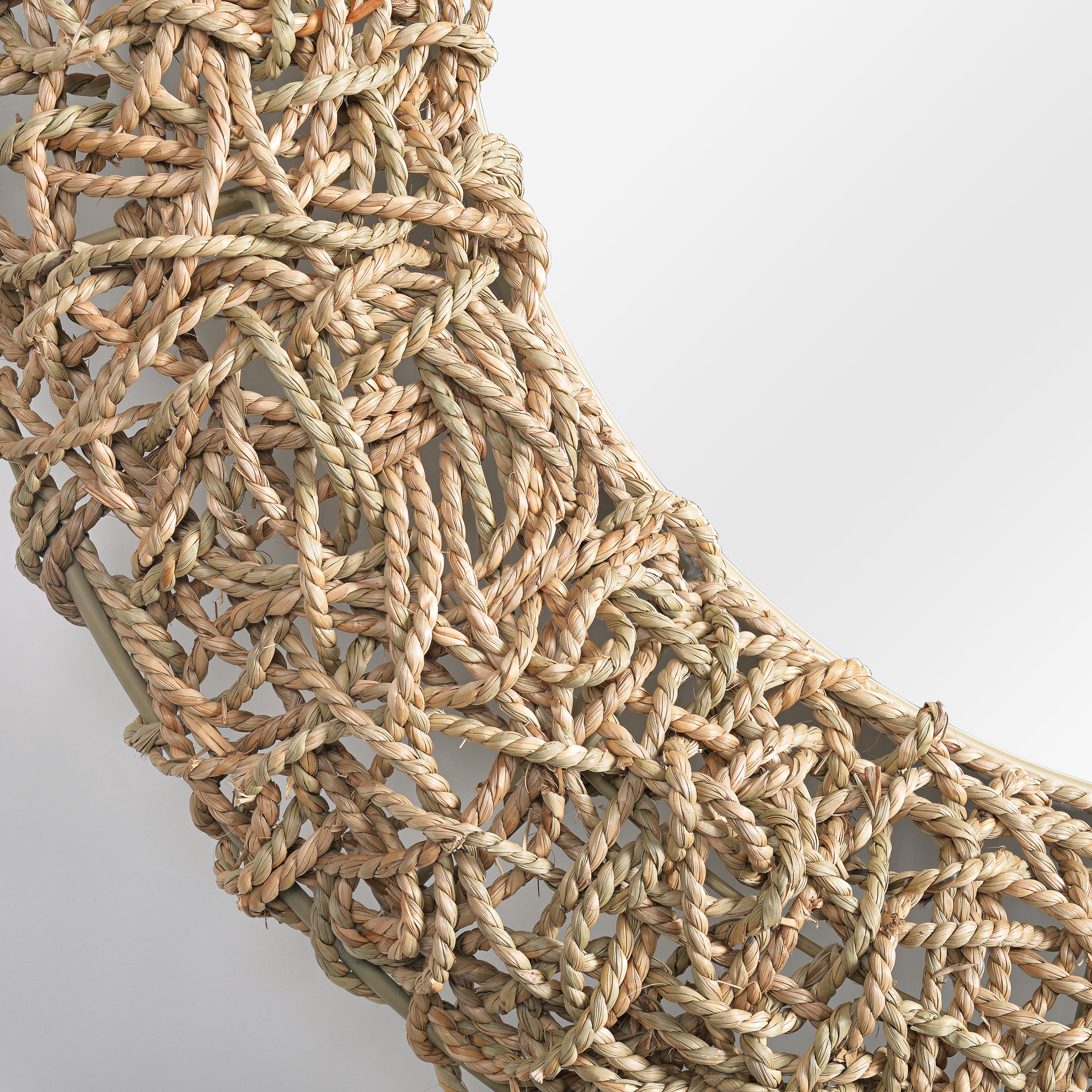 Kenroy Home Seagrass 33" Round Rope Wall Mirror - #2R391 | Lamps Plus