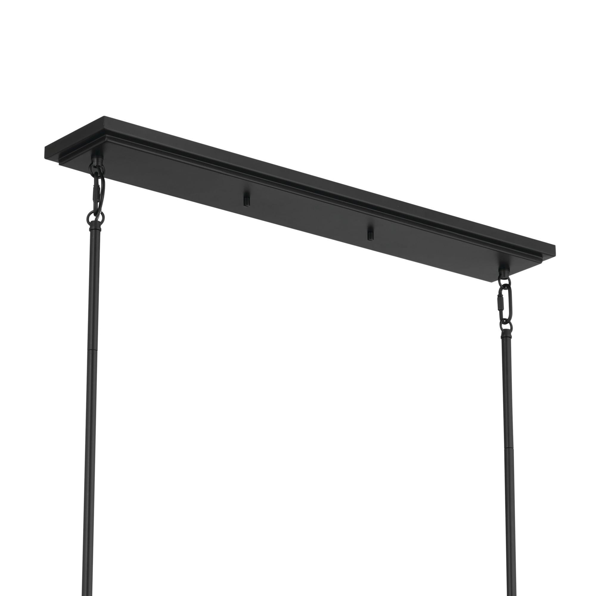 Kichler Ali 56 1/2" Wide Black 10-Light Linear Chandelier - #118Y5 ...