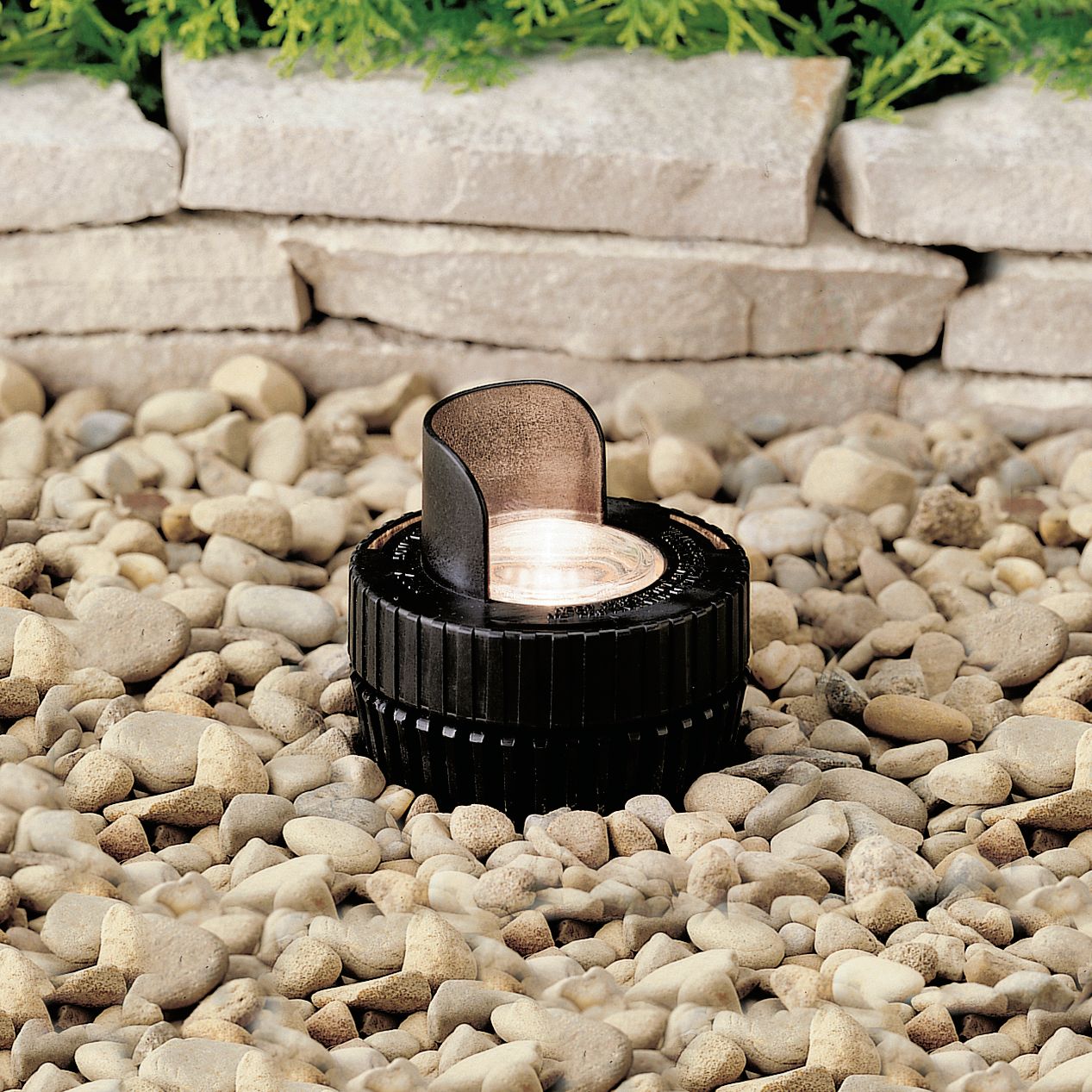 Kichler Black Outdoor Mini Well Light with Glare Shield - #11945 ...