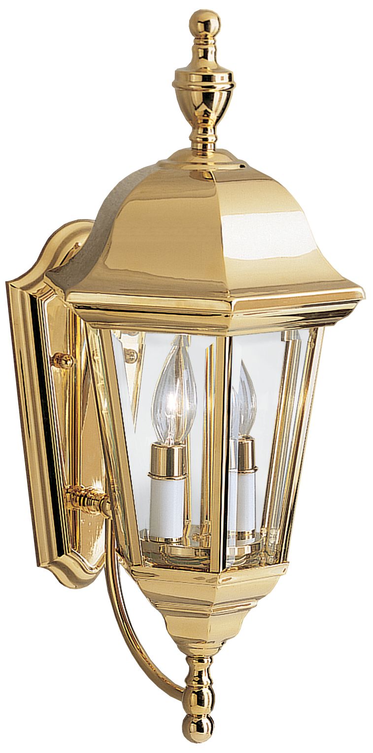 Kichler Grove Mill 19.8" Traditional LifeBrite Brass Outdoor Light - # ...