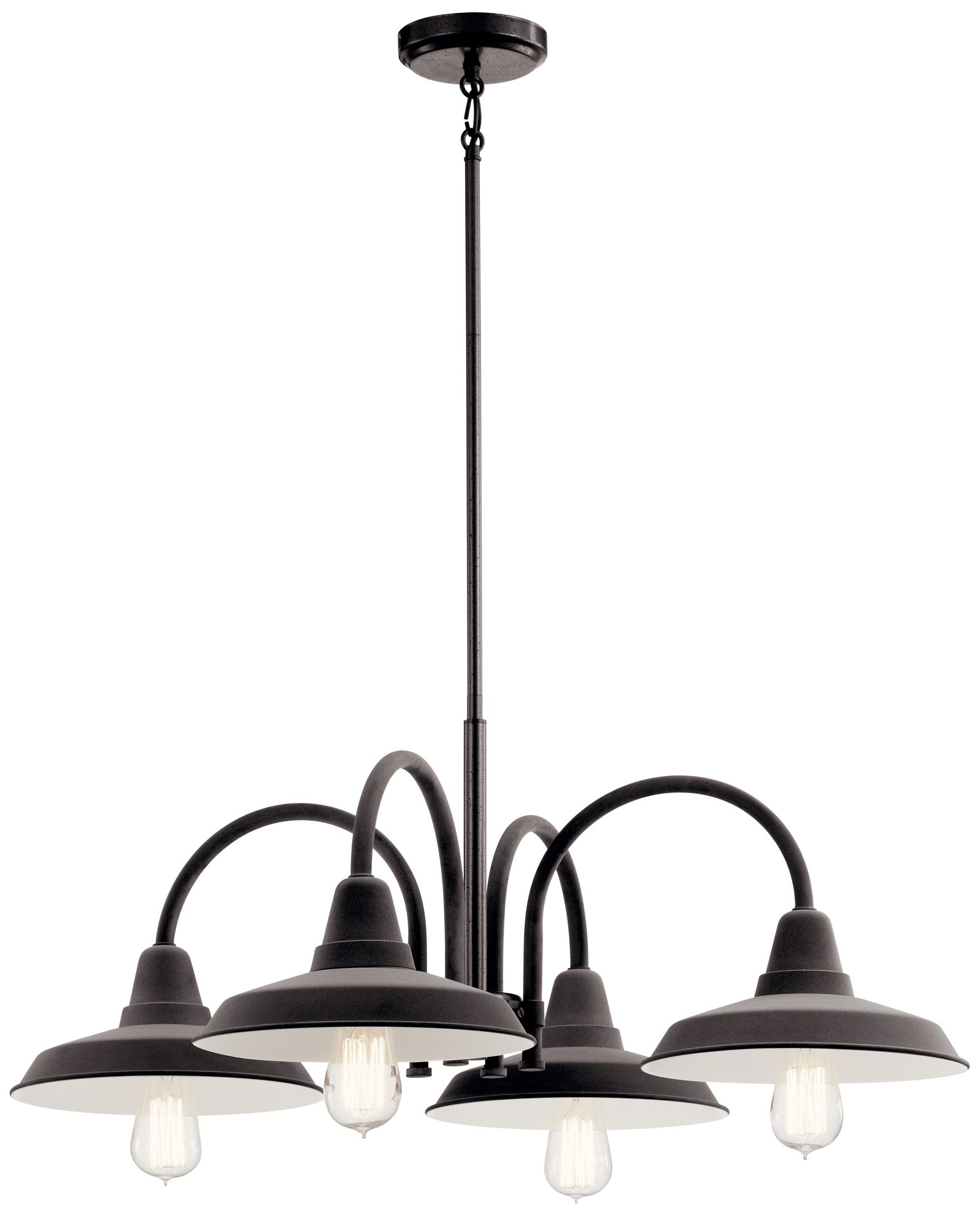 Kichler Marrus 31 1/2" Wide Weathered Zinc and Anvil Iron Chandelier ...