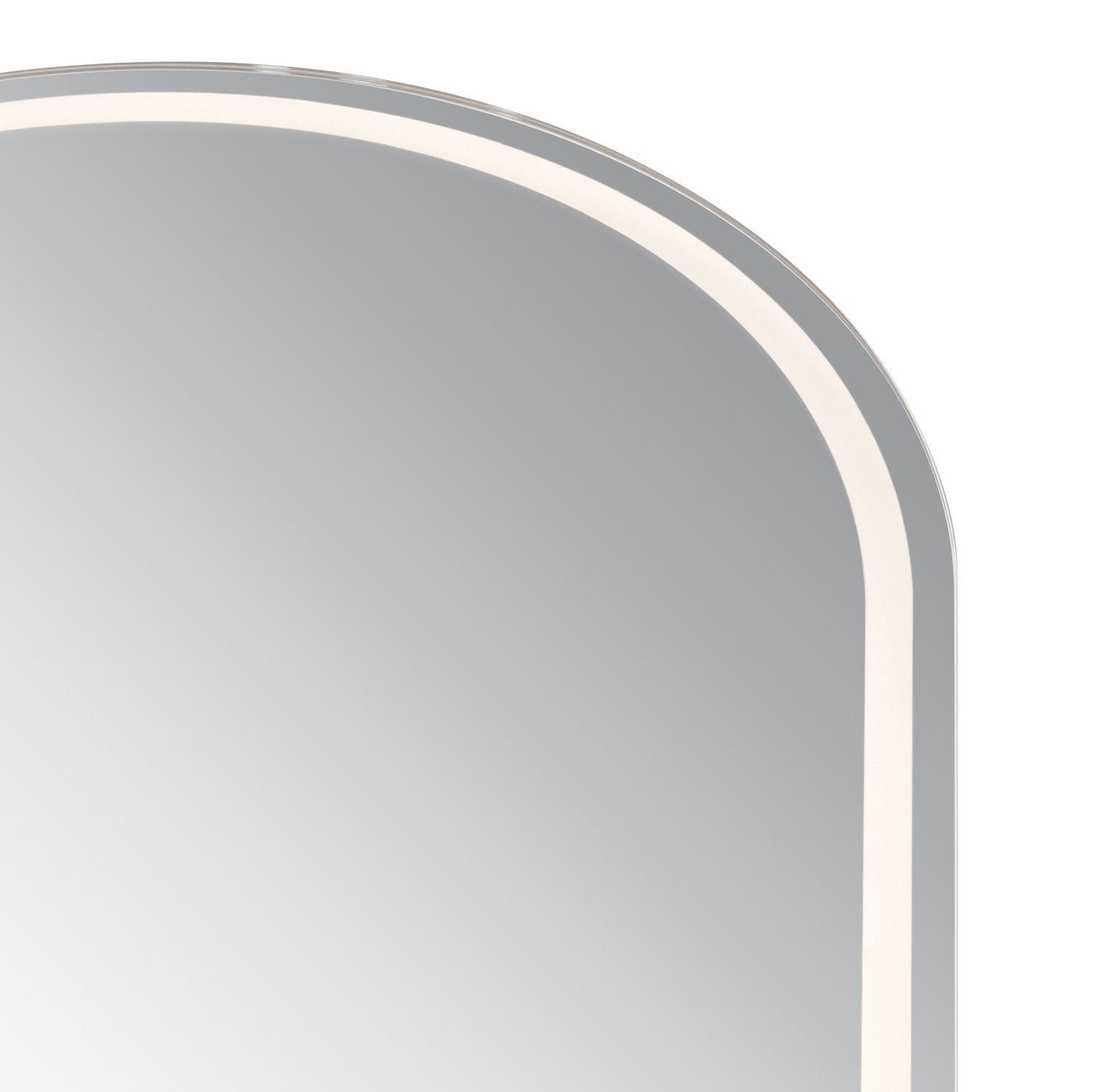 Kichler Menillo 38 1/2" x 24" Etched Glass LED Vanity Bath Mirror ...