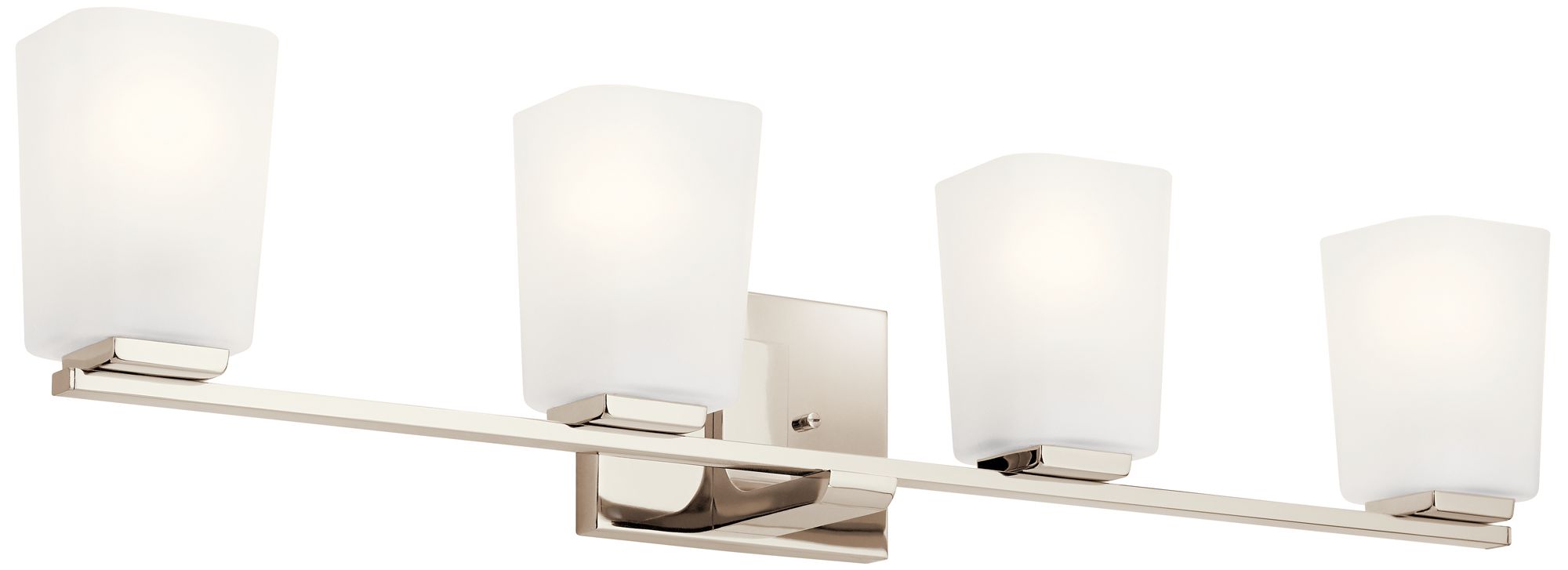 Kichler Roehm Polished Nickel Bath 4Lt - #2928A | Lamps Plus