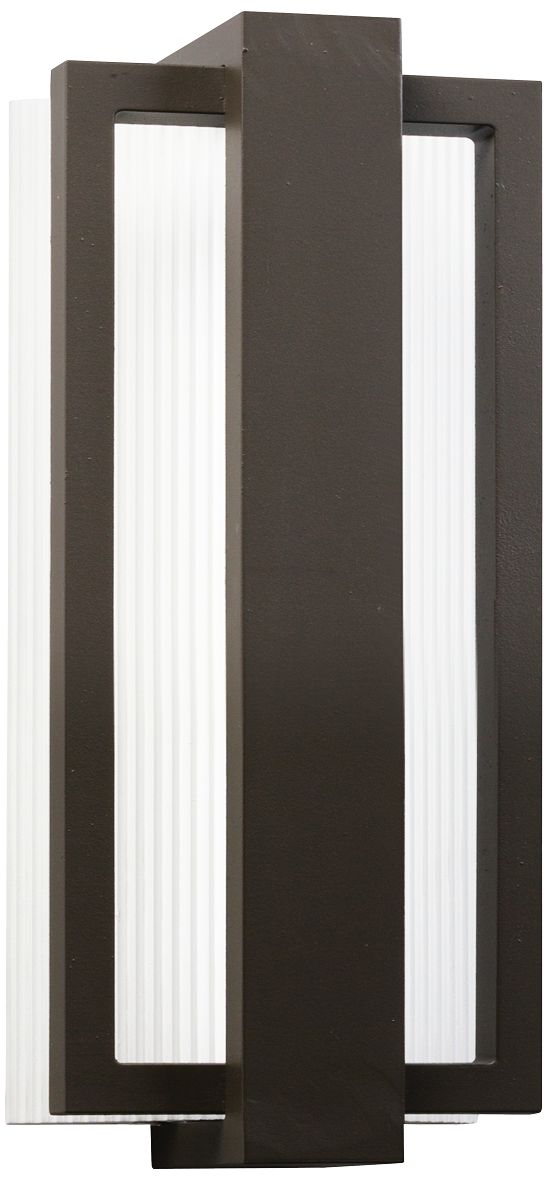 Kichler Sedo 12 1/4" High Bronze Outdoor LED Wall Light - #5R771 ...