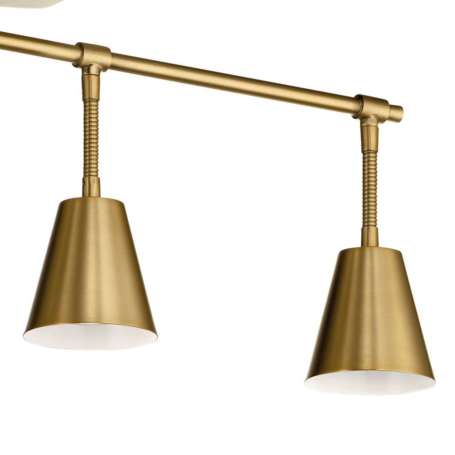 Kichler Sylvia 4-Light Brushed Natural Brass Track Fixture - #131J0 ...