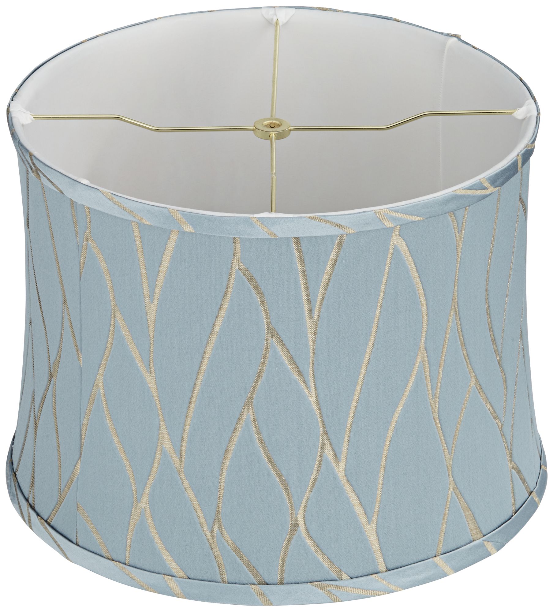 Kinmen Blue Softback Drum Lamp Shade 14x15x11 (Washer) - #844M9 | Lamps ...