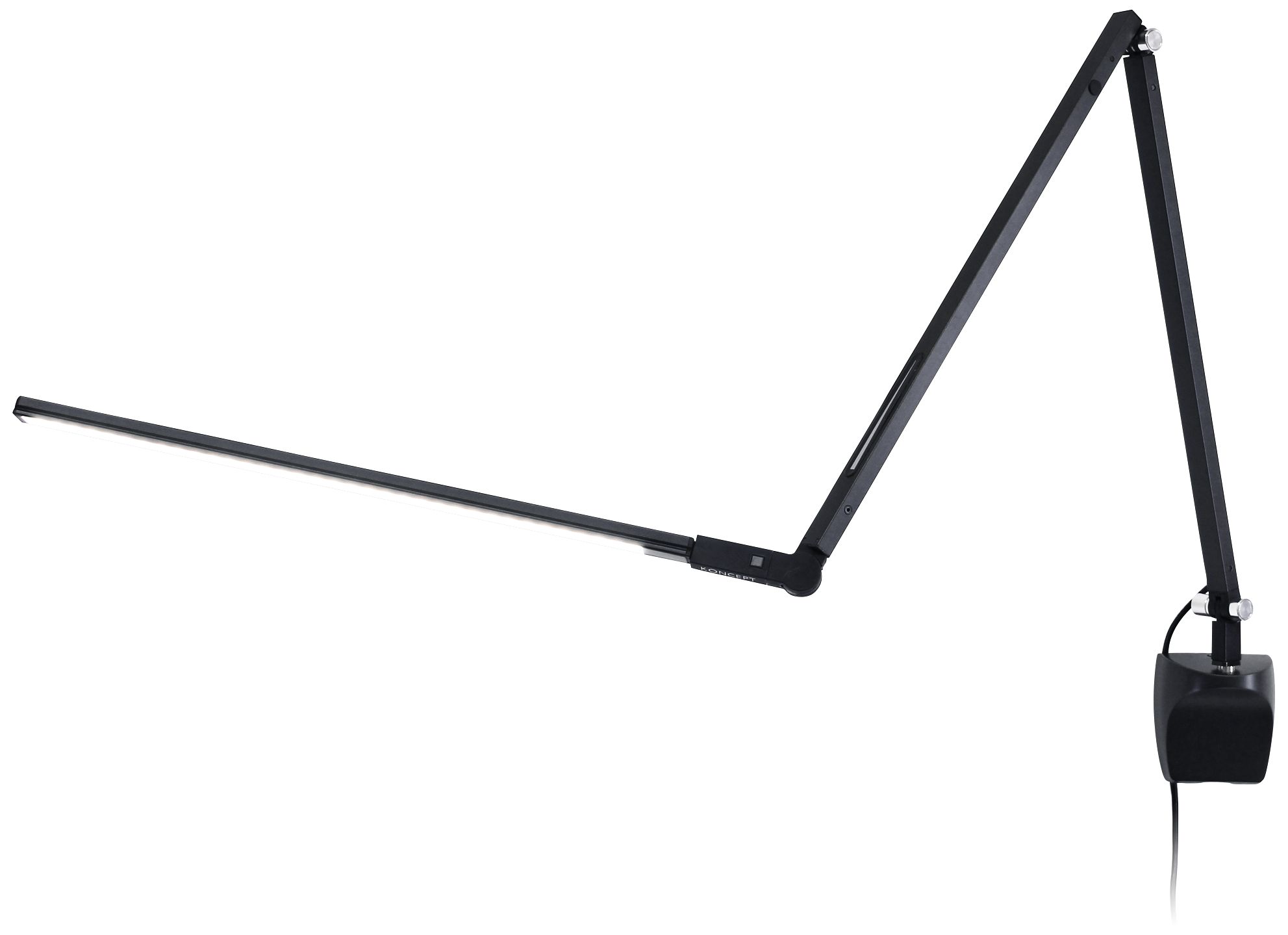 Koncept Gen 3 Z-Bar Slim Daylight LED Black Wall Lamp - #4R527 | Lamps Plus