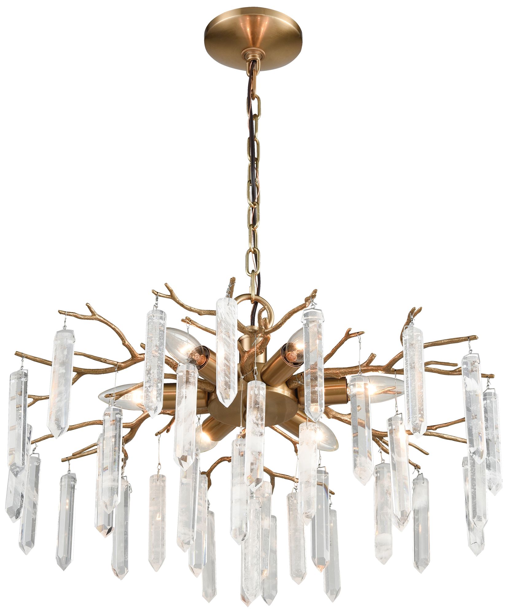 Kvist 22" Wide 6-Light Chandelier - Cafe Bronze - #785H7 | Lamps Plus