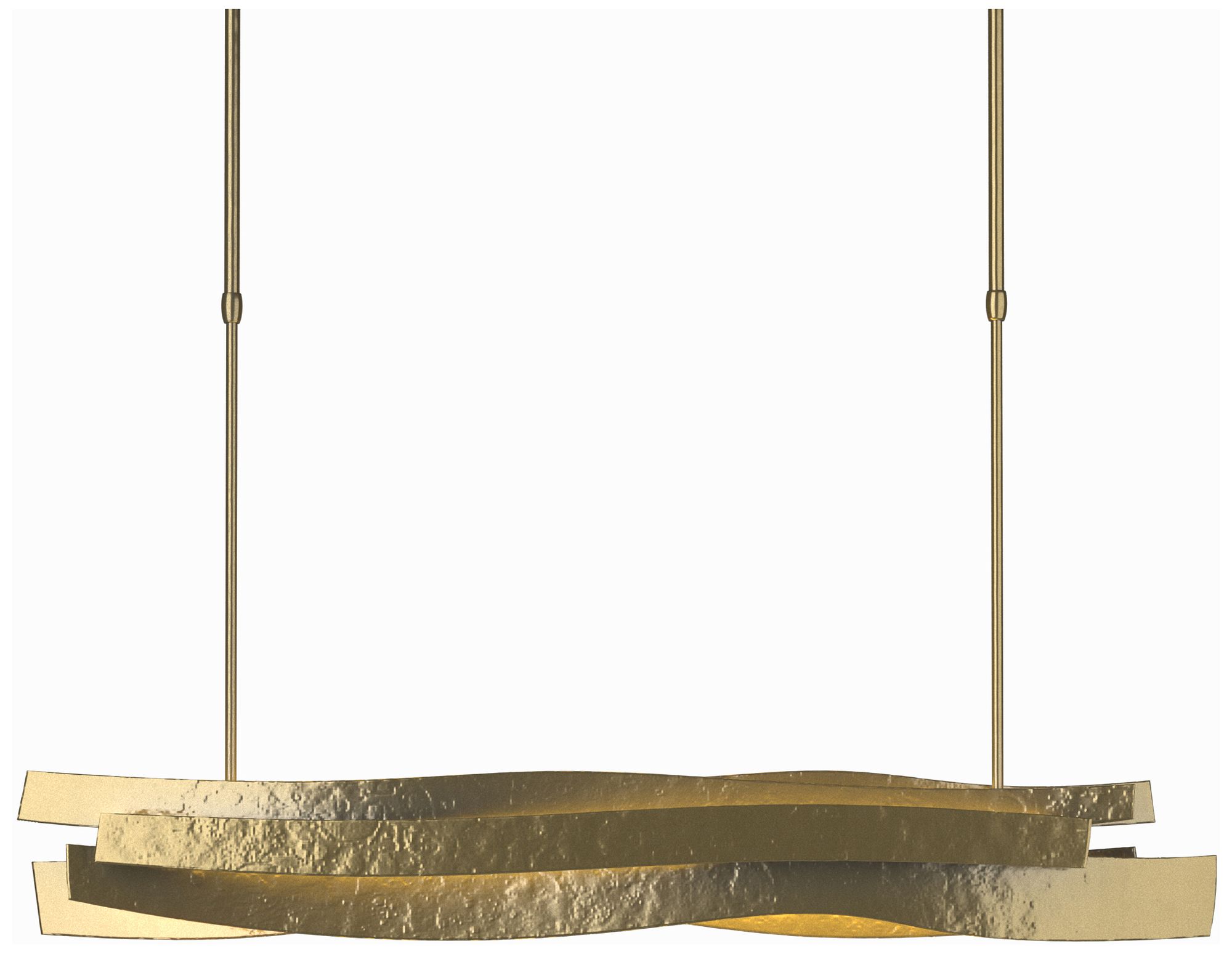 Landscape 37.4" Wide Modern Brass Long LED Pendant - #474J8 | Lamps Plus