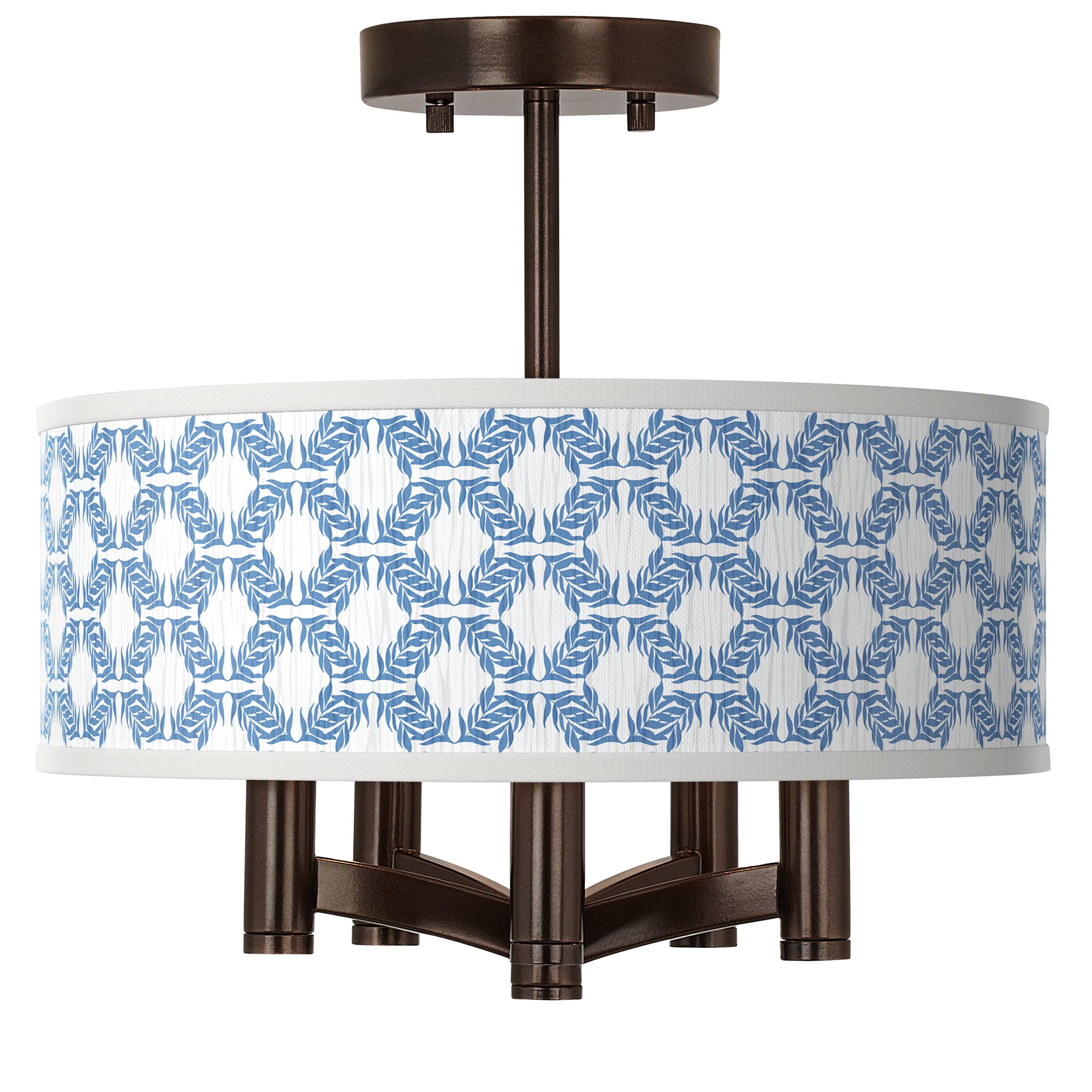 Leaf Symmetry Ava 5-Light Bronze Ceiling Light - #373K3 | Lamps Plus