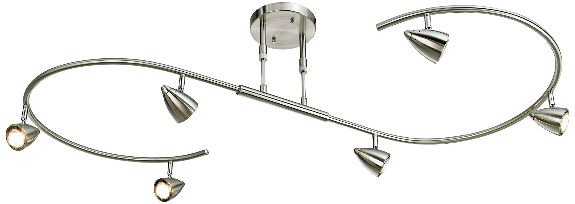 Brushed Nickel, Mid-Century, Close To Ceiling Lights | Lamps Plus