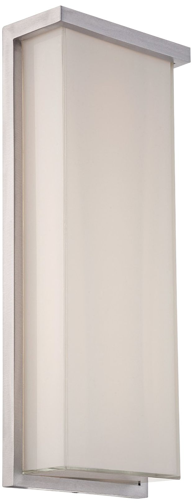 Ledge 20" High Brushed Aluminum LED Outdoor Wall Light - #56G32 | Lamps ...